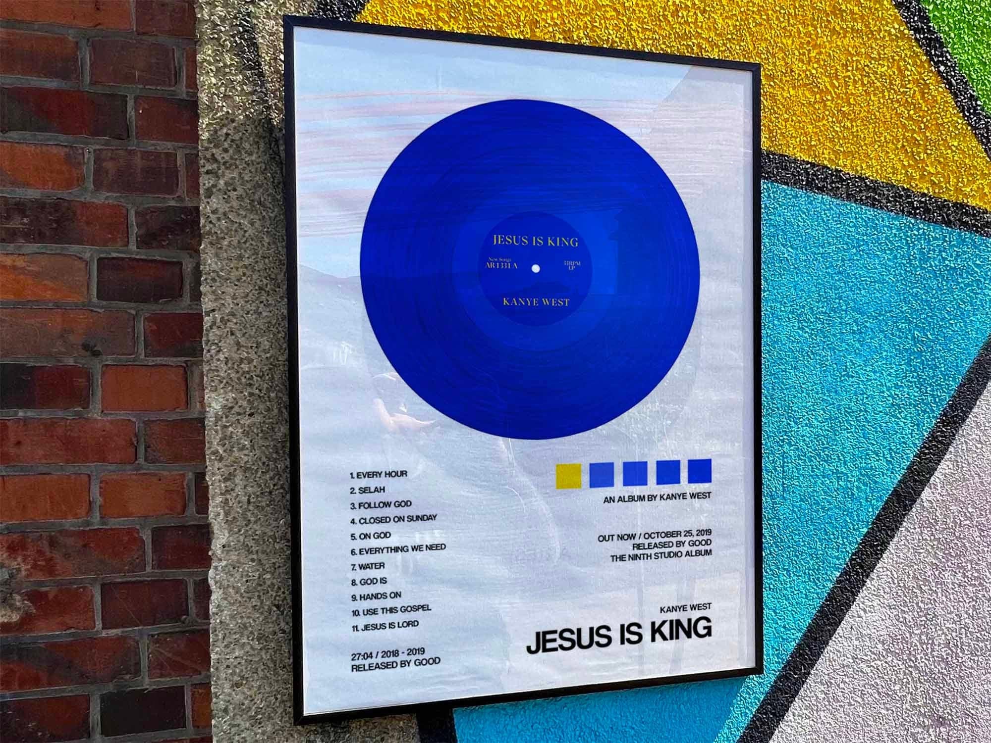 Kanye West Jesus is King Album Cover Poster 2 | Inspire Uplift