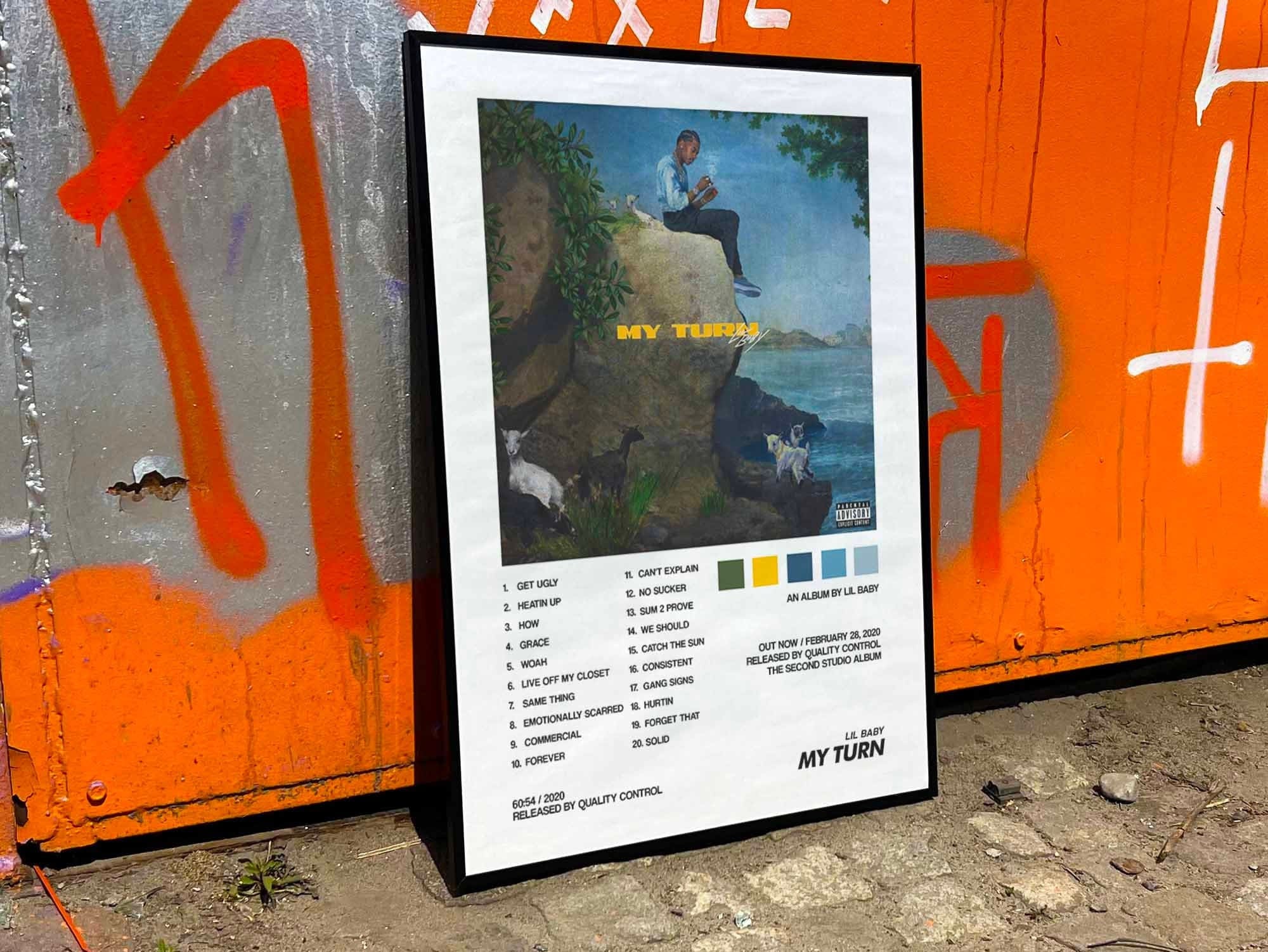 Lil Baby My Turn Album Cover Poster 2 | Inspire Uplift