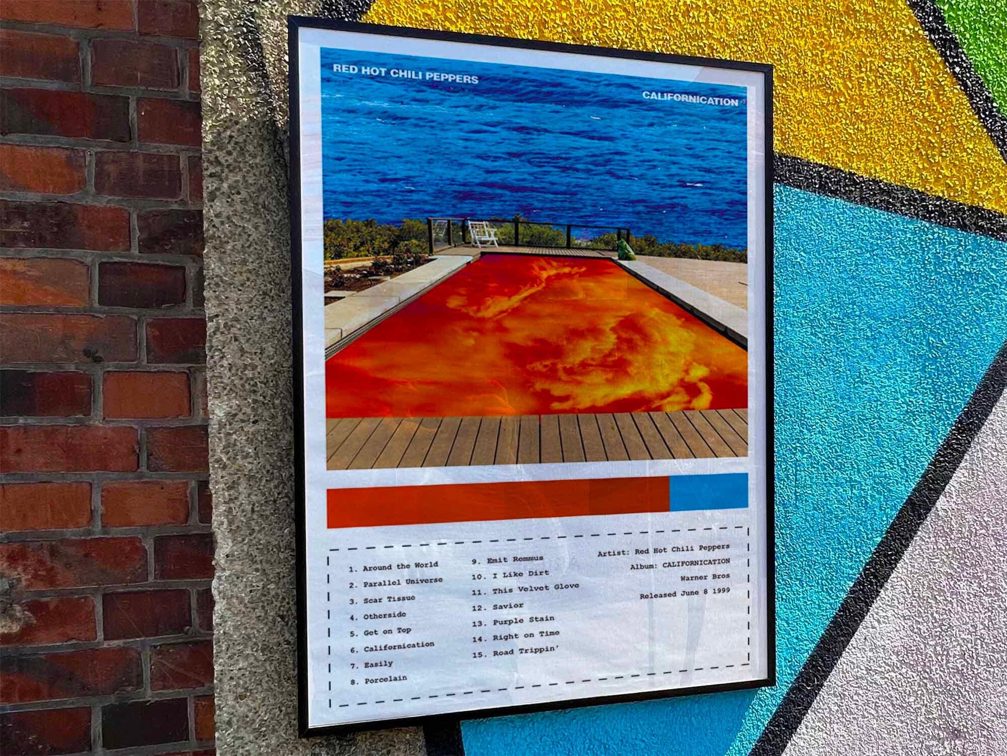 Red Hot Chili Peppers Californication Album Cover Poster 4 | Inspire Uplift