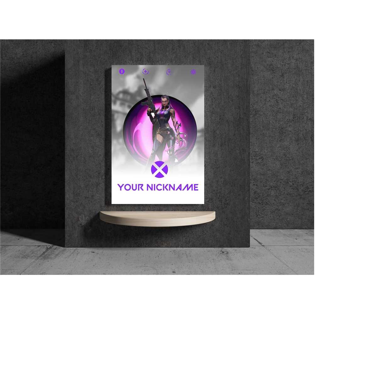 Valorant Reyna Poster | Valorant Poster | Gaming - Inspire Uplift