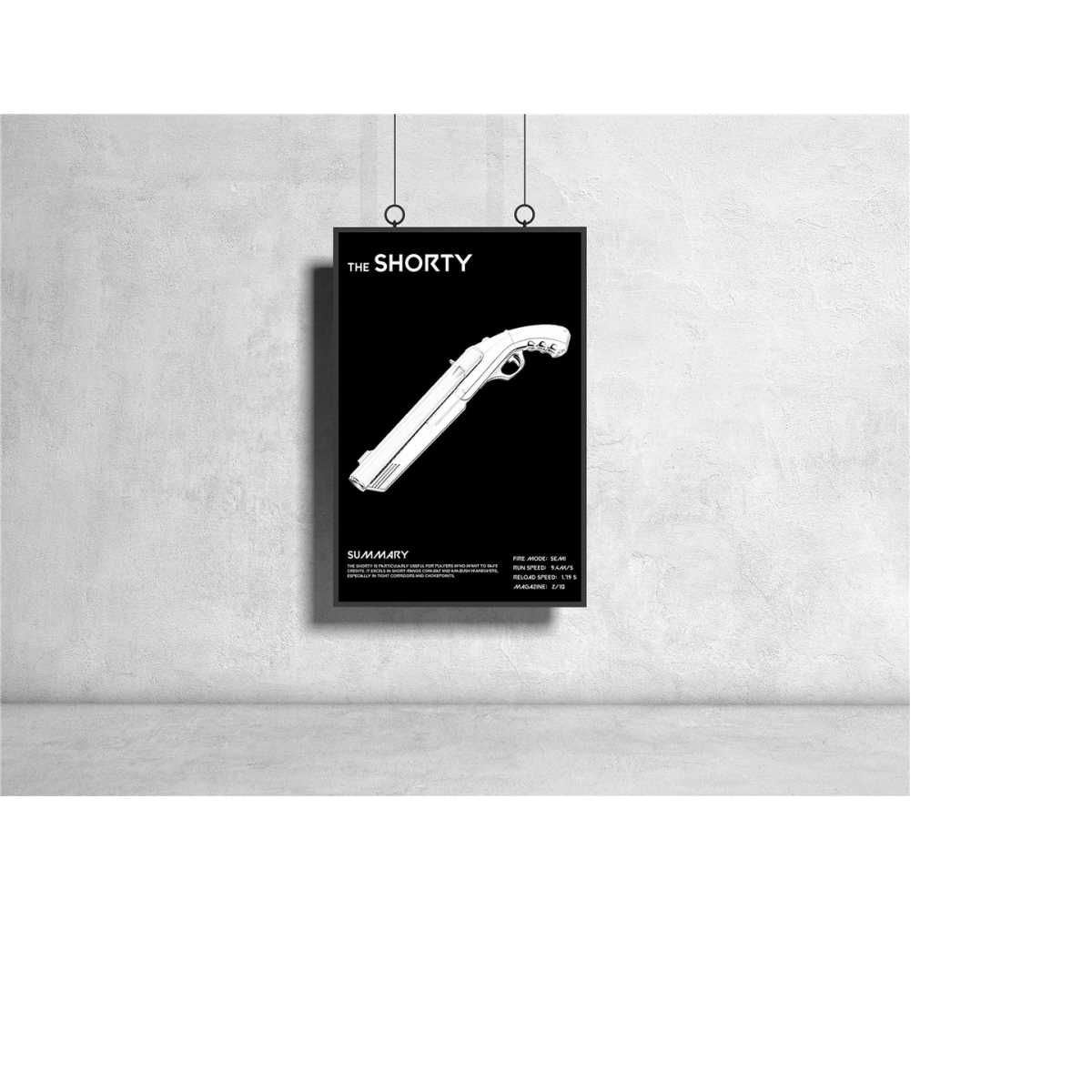 Valorant Shorty | Valorant Poster | Gaming Poster | Inspire Uplift