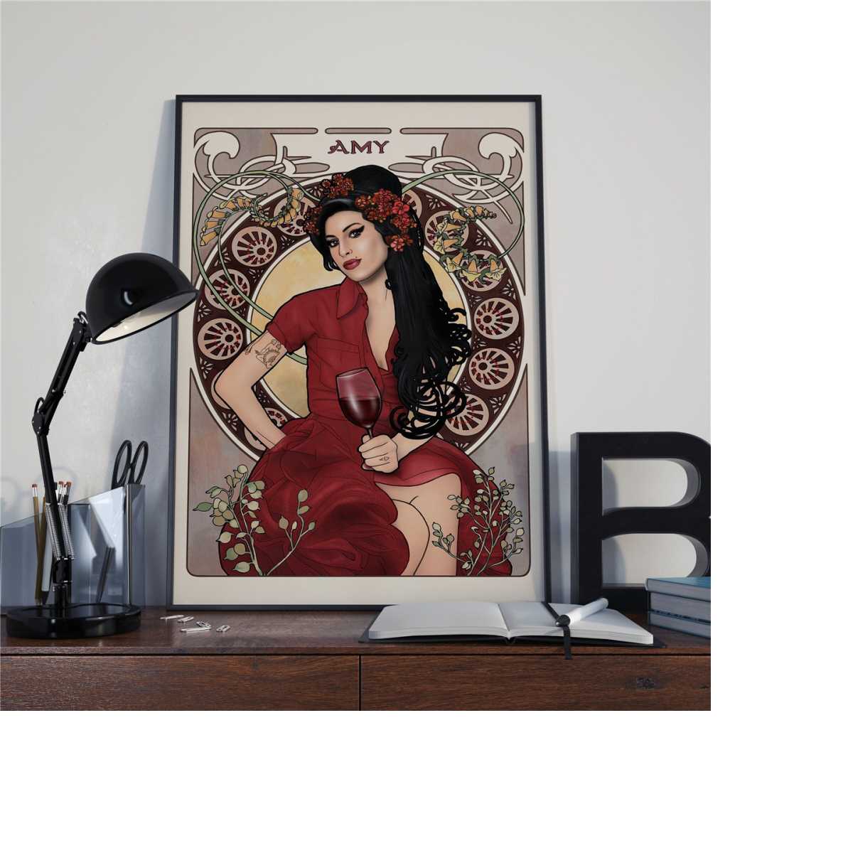 Amy Winehouse Posters - Music Tribute Art | Inspire Uplift