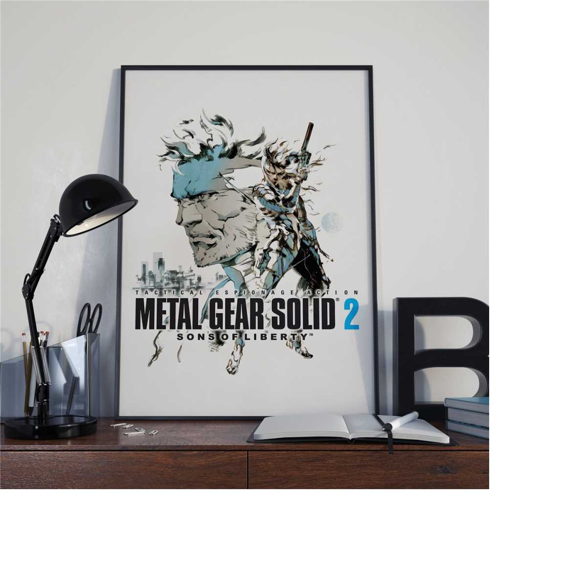 Metal Gear Solid 2 Sons of Liberty Poster | Inspire Uplift