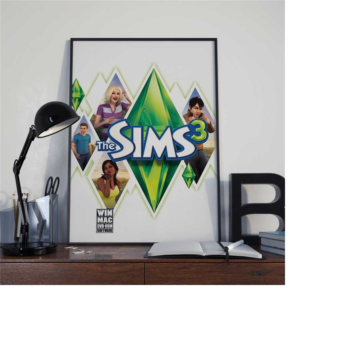 The Sims 3 Poster Print | Gaming Poster | Inspire Uplift