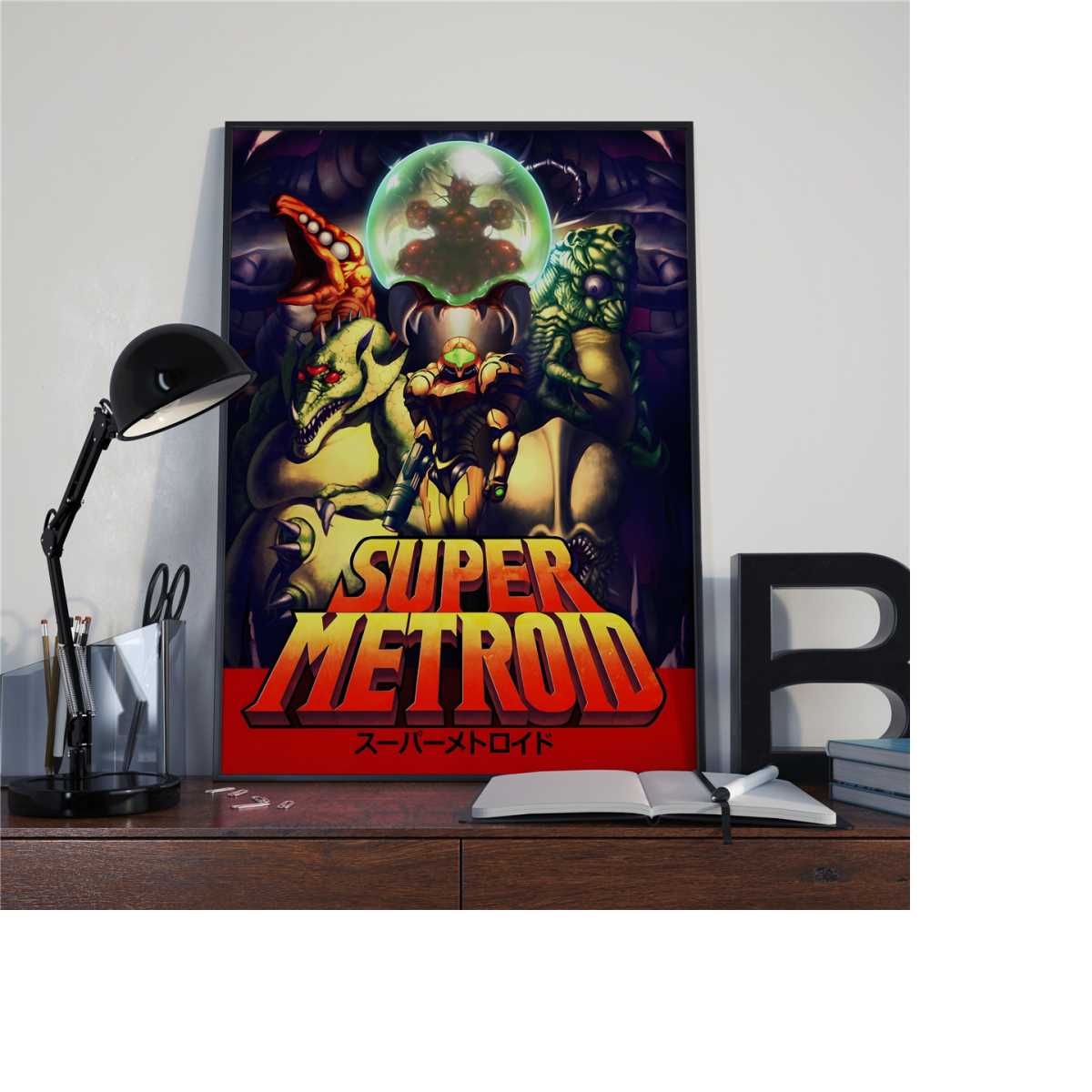 Super Metroid Poster Print | Gaming Poster | | Inspire Uplift