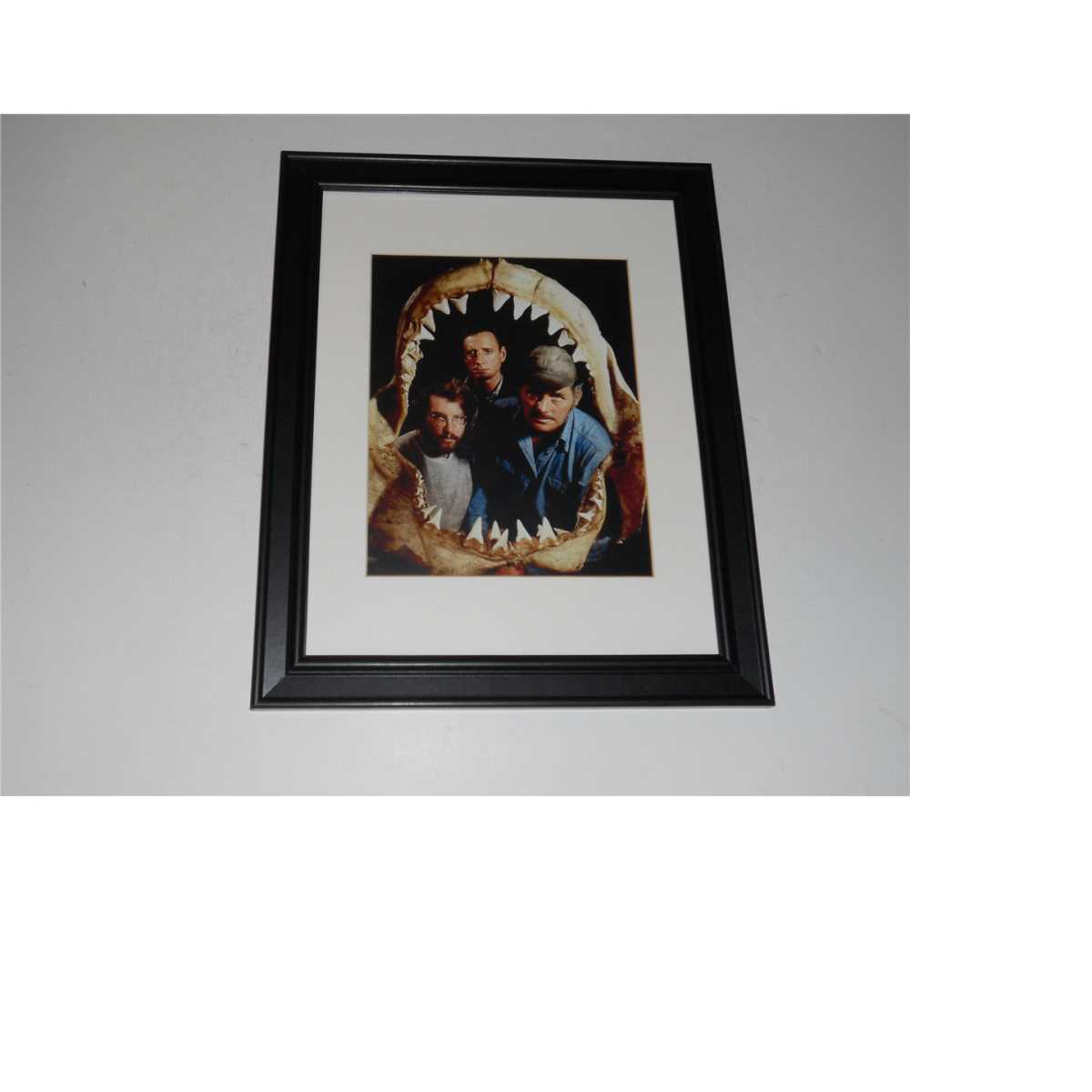 Framed Jaws 1975 Promo Picture Print Hooper, Quint, | Inspire Uplift