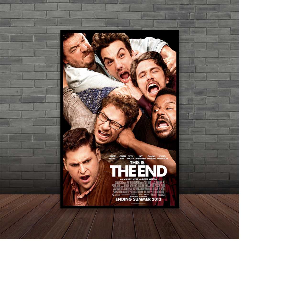 This Is the End Movie Poster, Wall Art, | Inspire Uplift