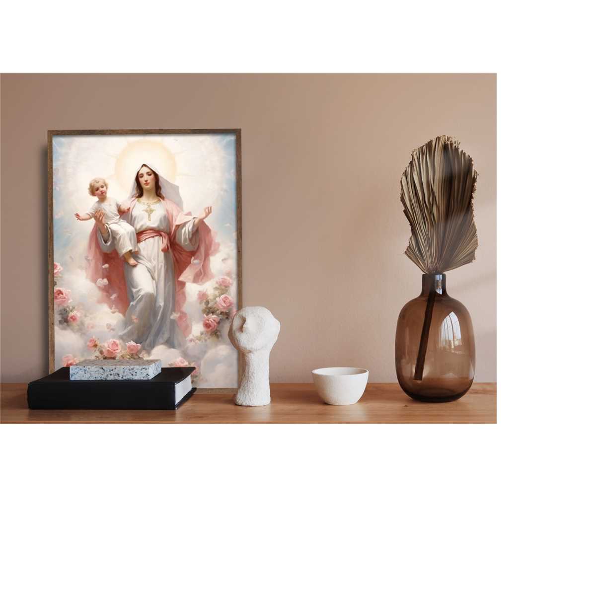 The Most Blessed Virgin Mary and Baby Jesus, | Inspire Uplift