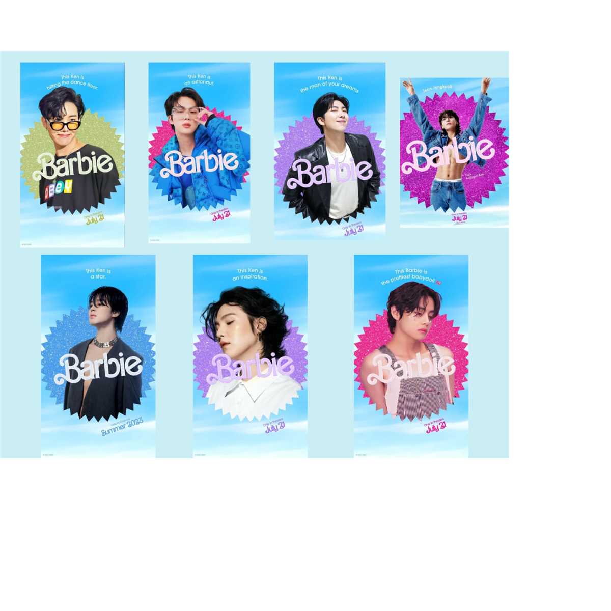 Bts Barbie Pack, Bts Digital download,Bts Bundle, Kpop | Inspire Uplift