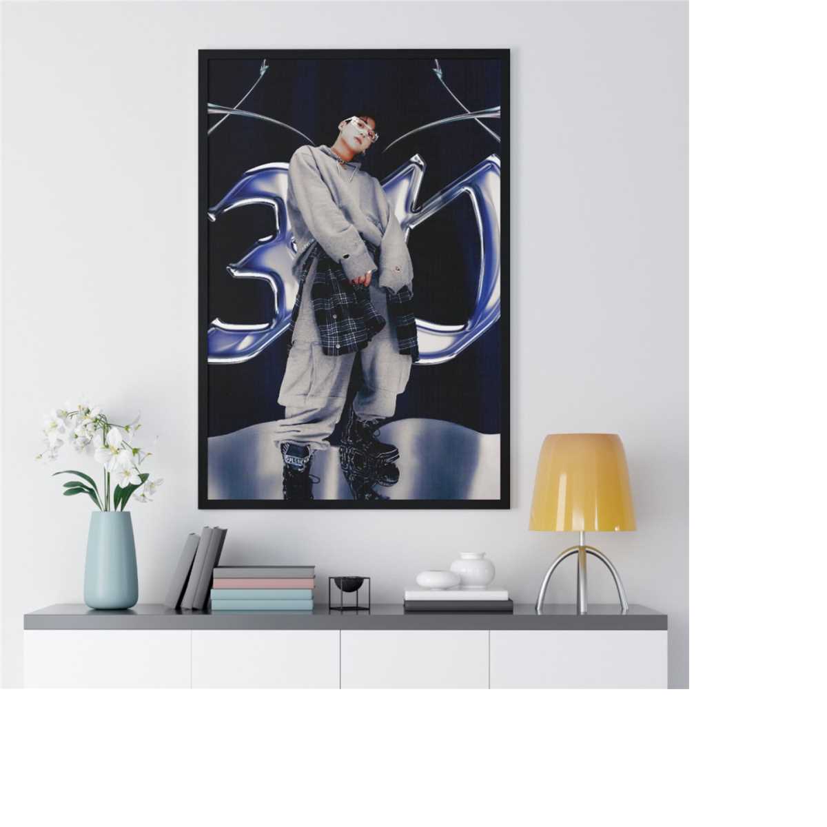 Bts Jungkook 3D poster, JK Seven, Bts wall | Inspire Uplift