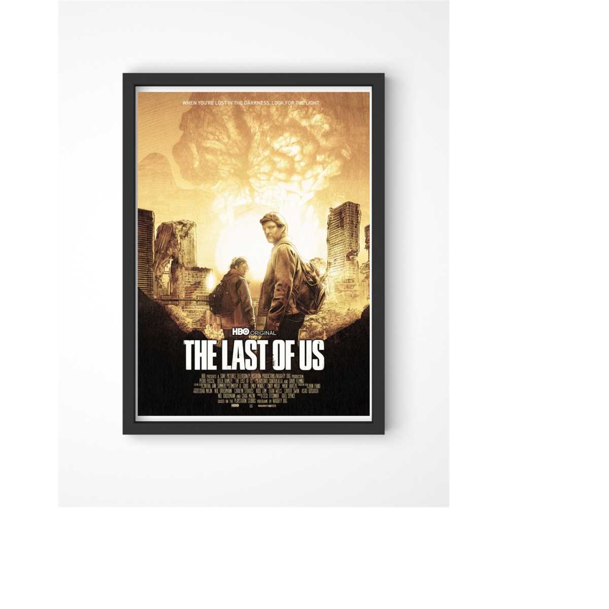 The Last Of Us Poster, TLOU Print, Joel, | Inspire Uplift