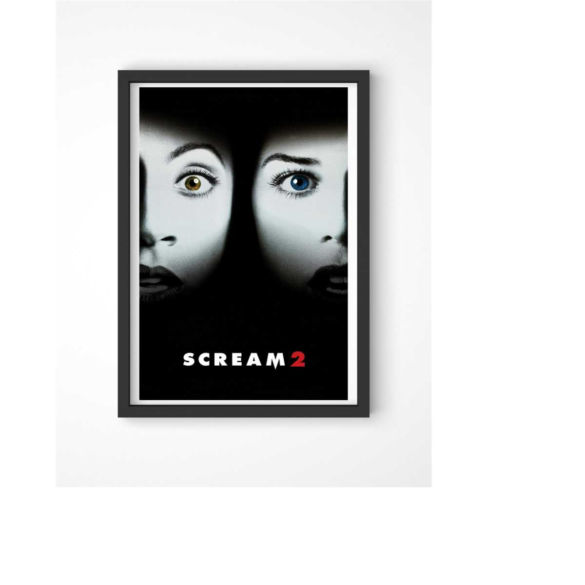 Scream II Movie Poster, Scream 2 Movie Print - Inspire Uplift