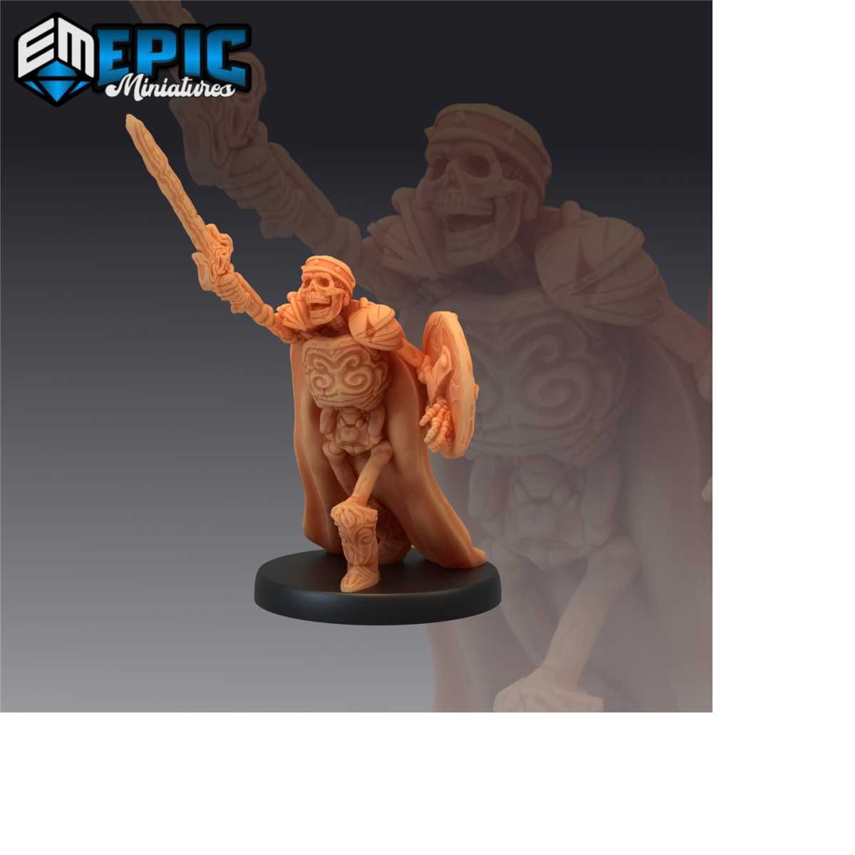 Commander Skeleton - Crypt of Dead | Fantasy | Inspire Uplift