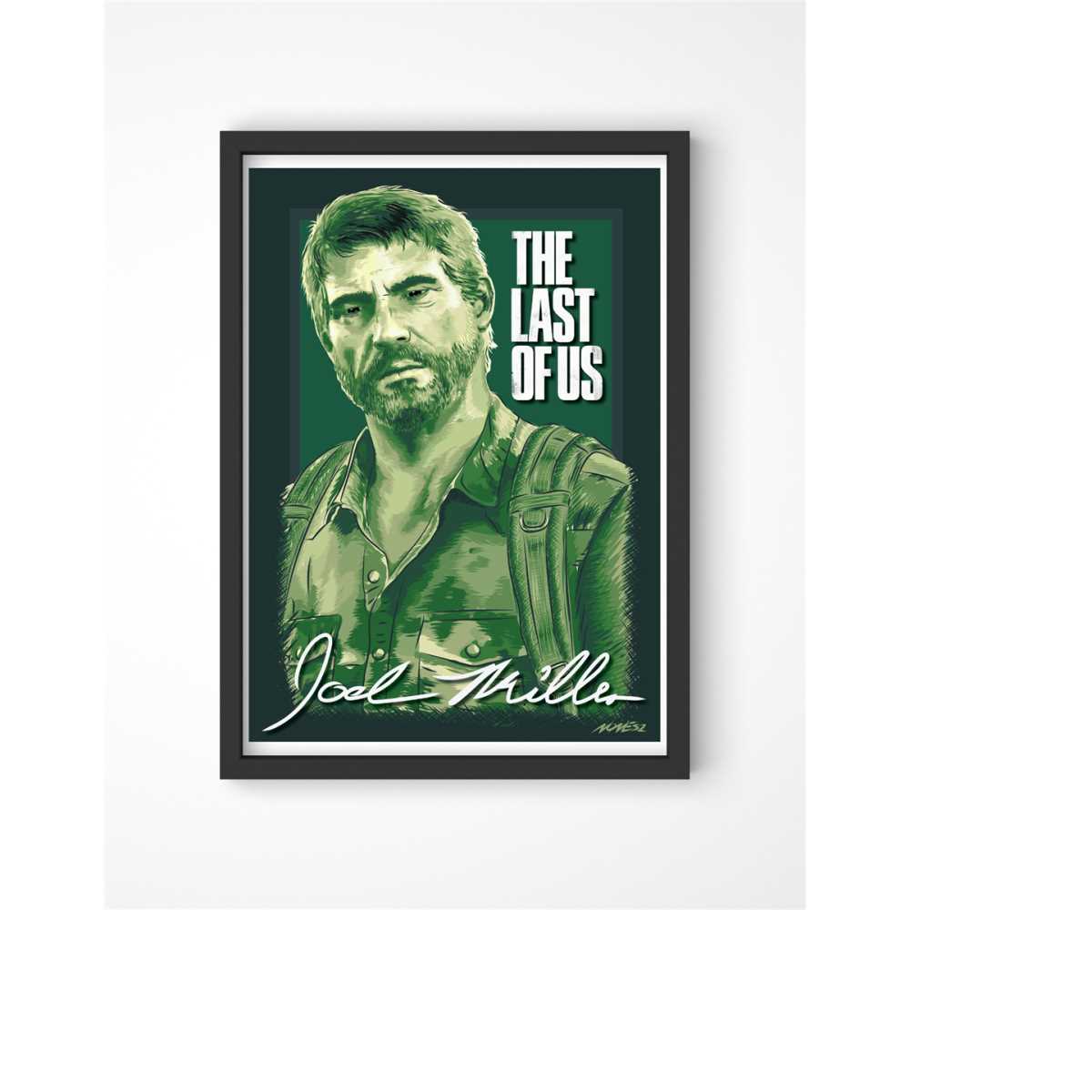 The Last Of Us Poster, TLOU Print, Joel, - Inspire Uplift