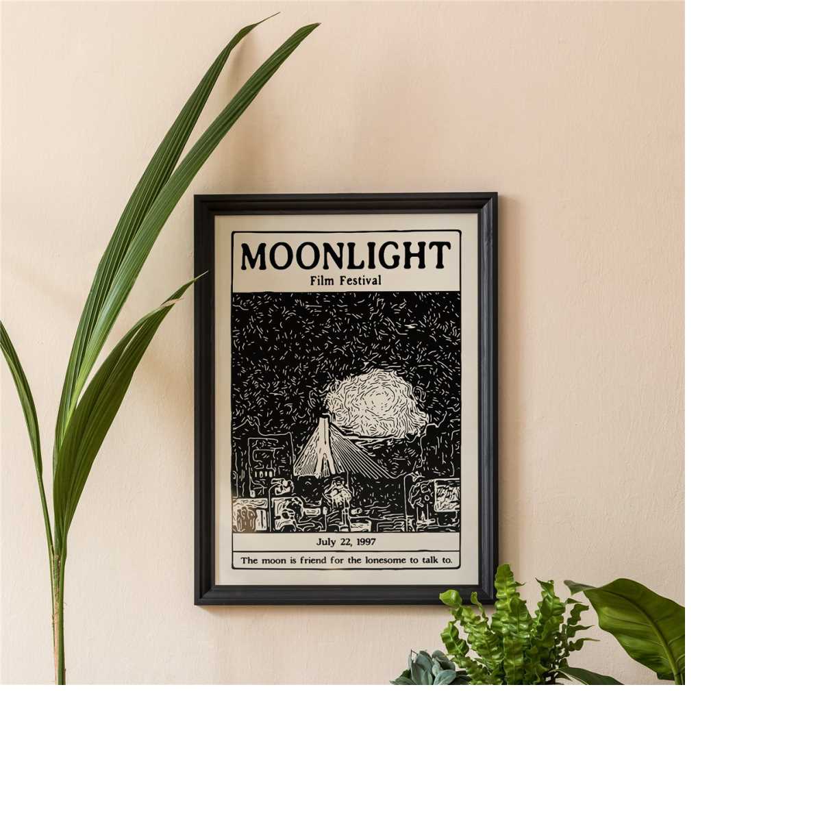 MOONLIGHT Film Festival Poster | The moon is | Inspire Uplift