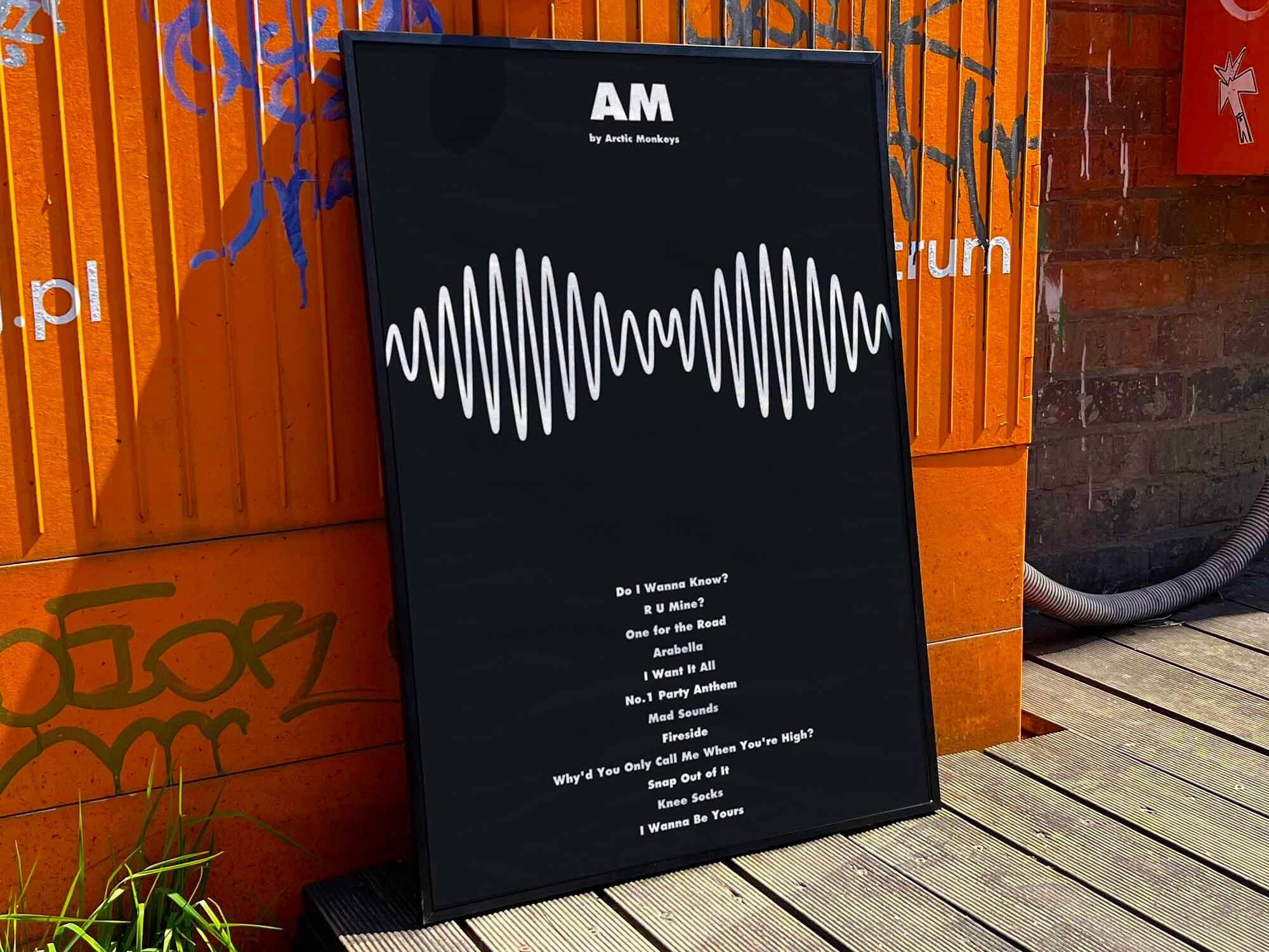 Arctic Monkeys AM Album Cover Poster fac | Inspire Uplift