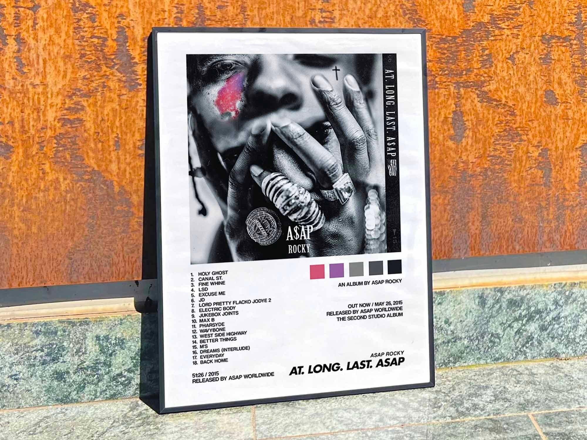 Asap Rocky At Long Last ASAP Album Cover Poster 2 | Inspire Uplift
