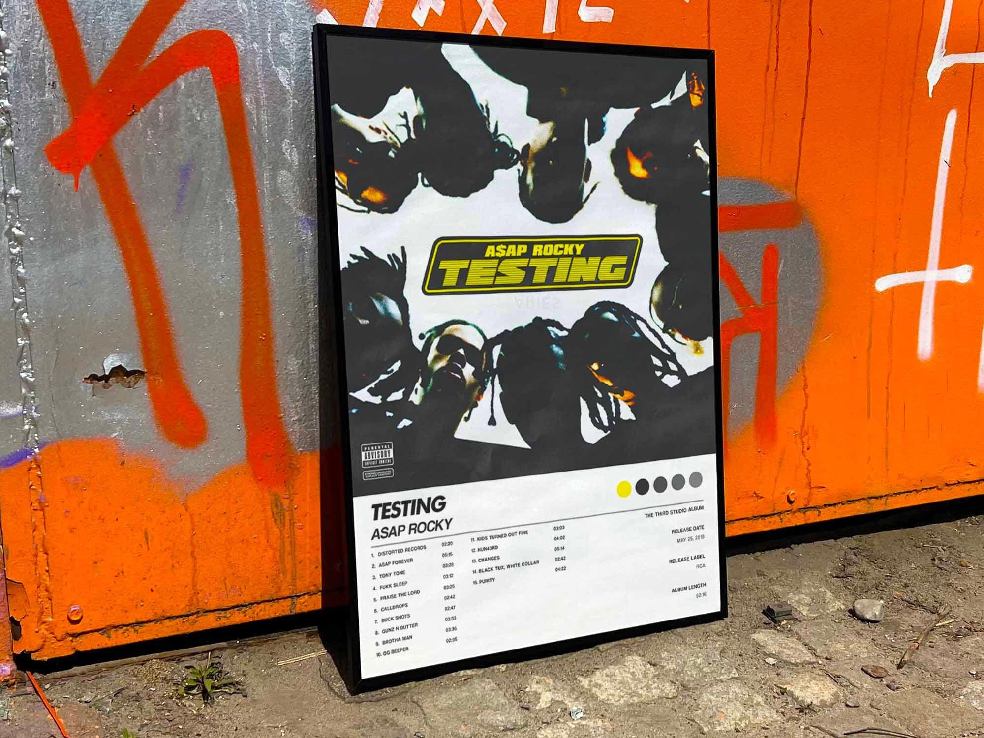 Asap Rocky Testing Album Cover Poster 6 | Inspire Uplift