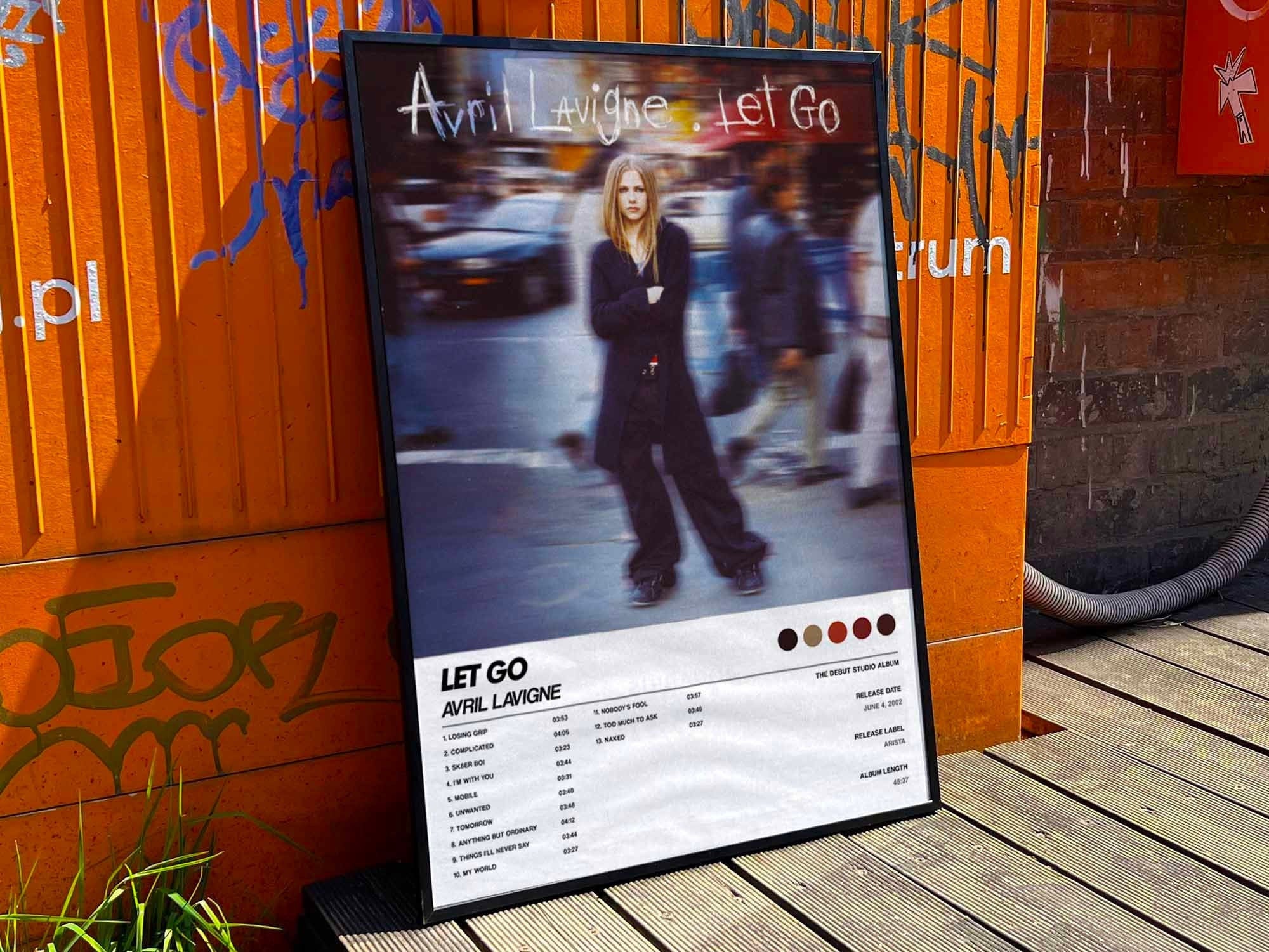 Avril Lavigne Let Go Album Cover Poster 6 | Inspire Uplift
