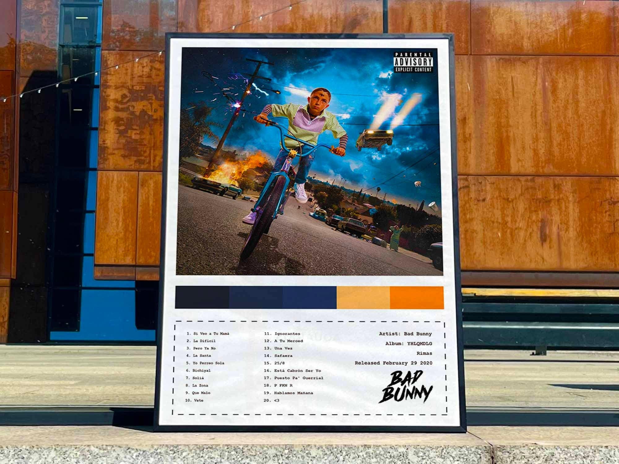 Bad Bunny YHLQMDLG Album Cover Poster 4 | Inspire Uplift