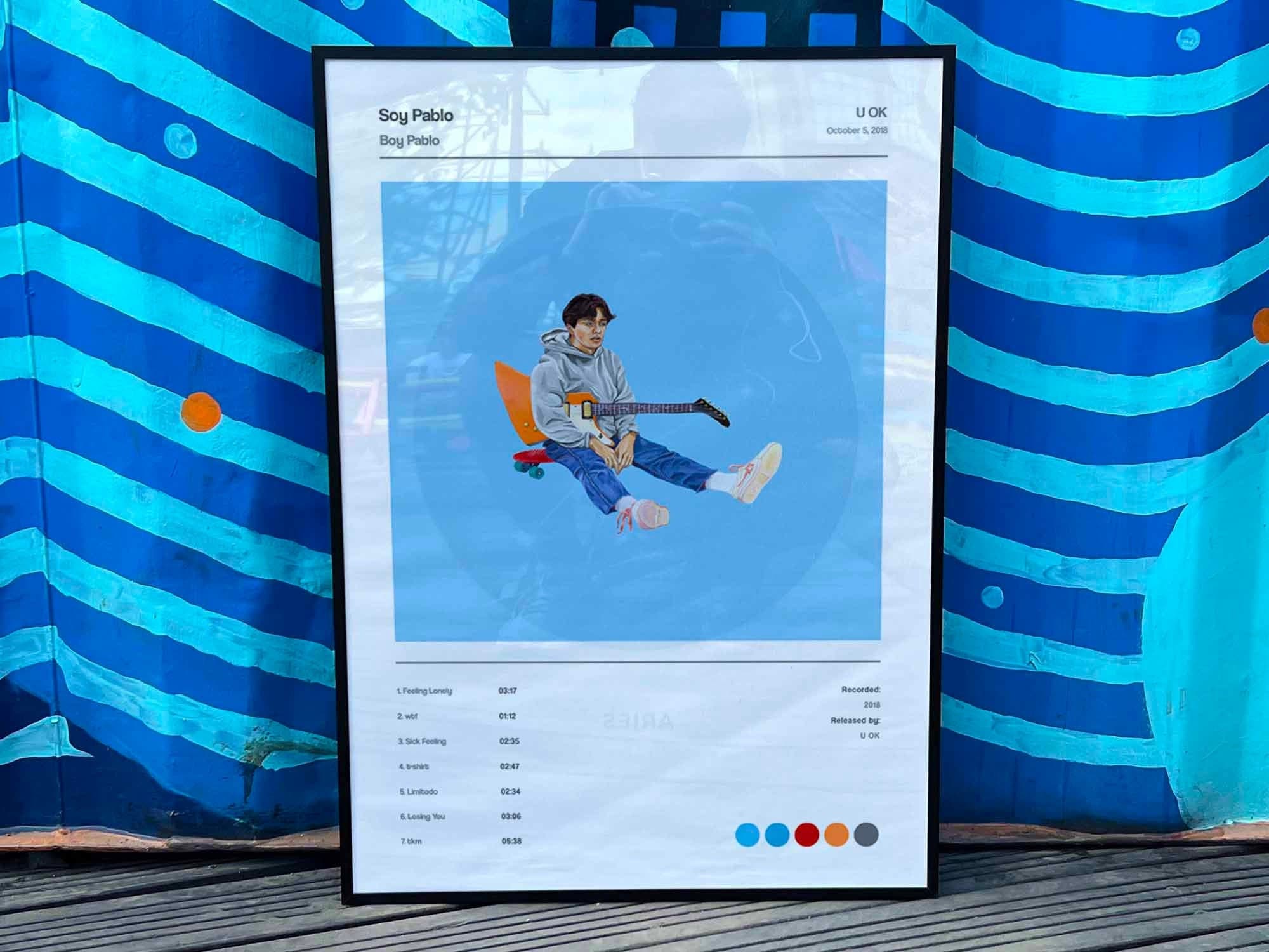 Boy Pablo Soy Pablo Album Cover Poster 5 | Inspire Uplift