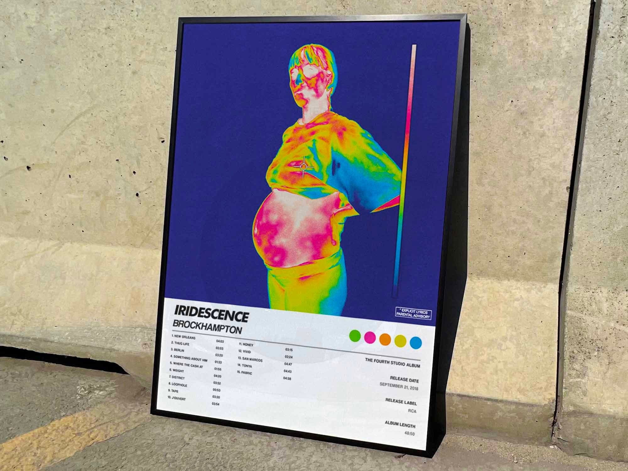 Brockhampton Iridescence Album Cover Poster 6 | Inspire Uplift