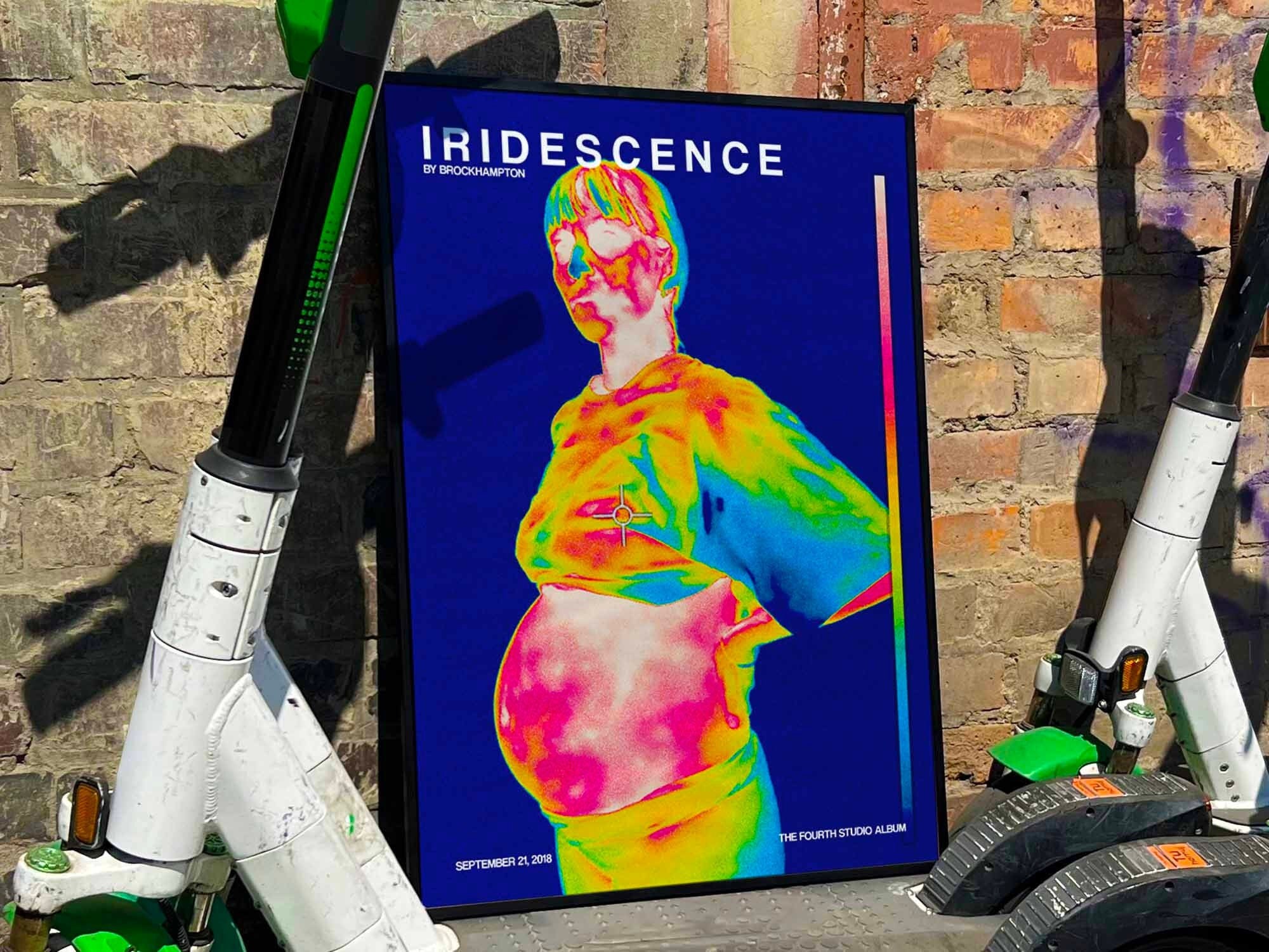 Brockhampton Iridescence Album Cover Poster fac | Inspire Uplift