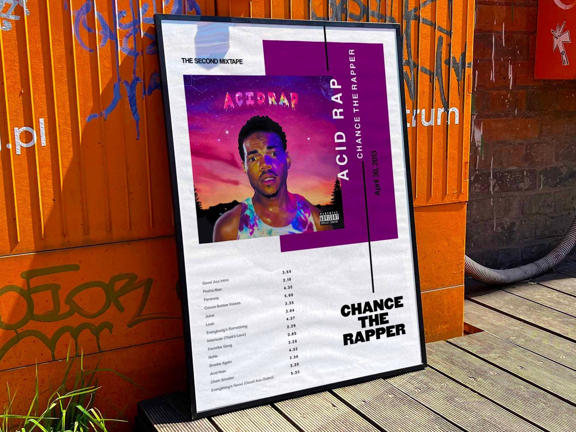 Chance The Rapper Acid Rap Album Cover Poster 3 | Inspire Uplift