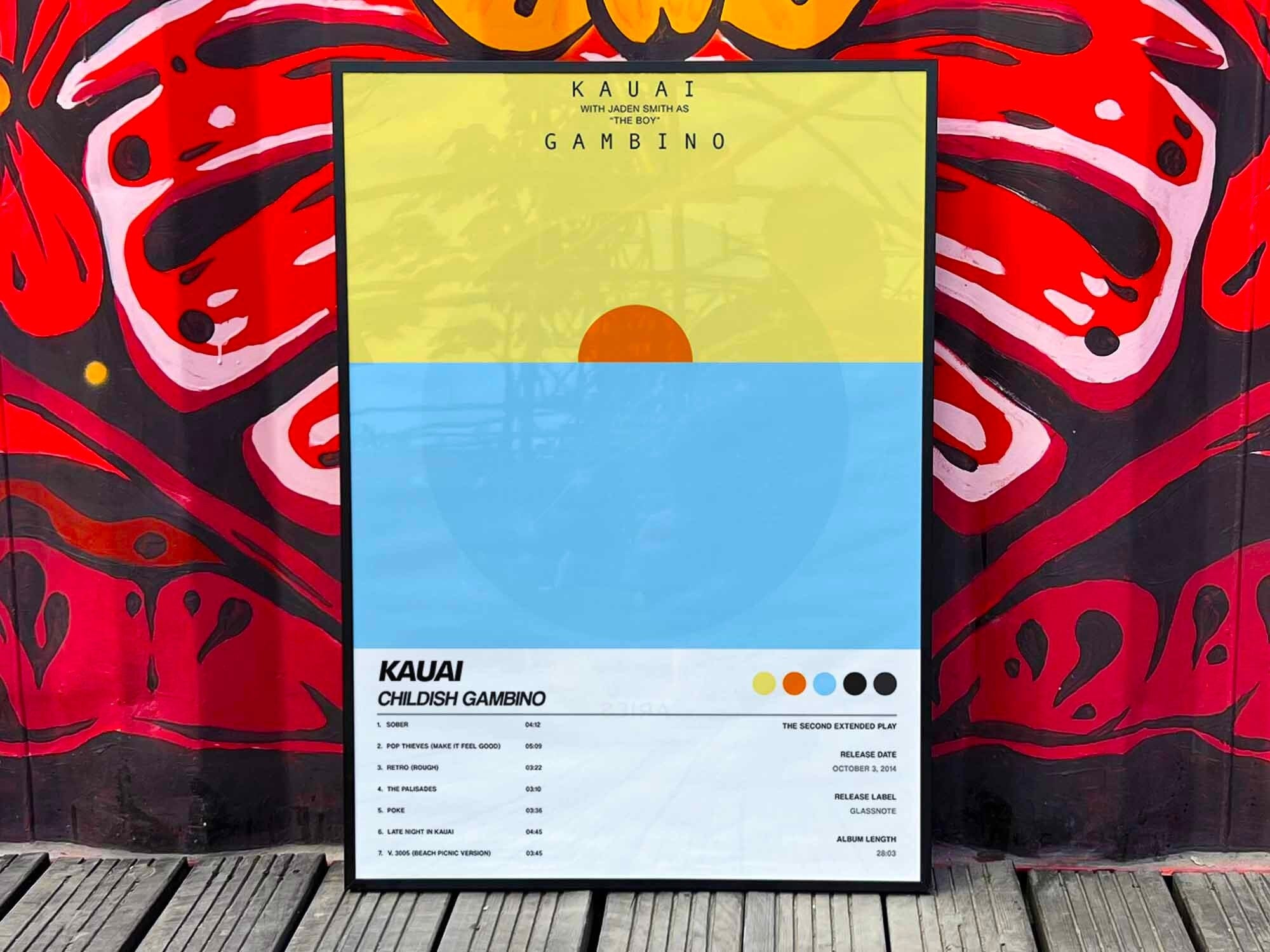 Childish Gambino Kauai Album Cover Poster 6 | Inspire Uplift