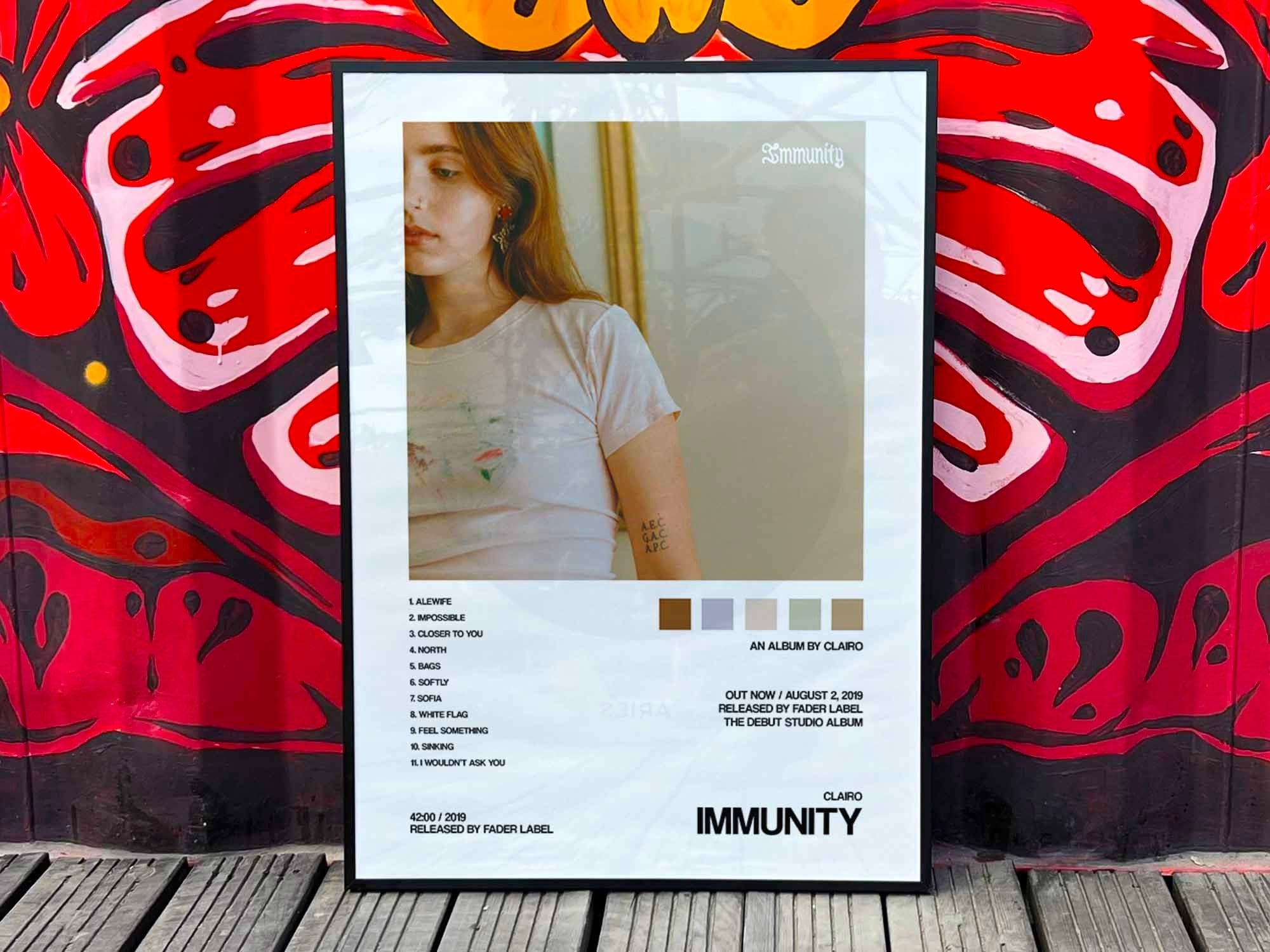 Clairo Immunity Album Cover Poster 2 | Inspire Uplift