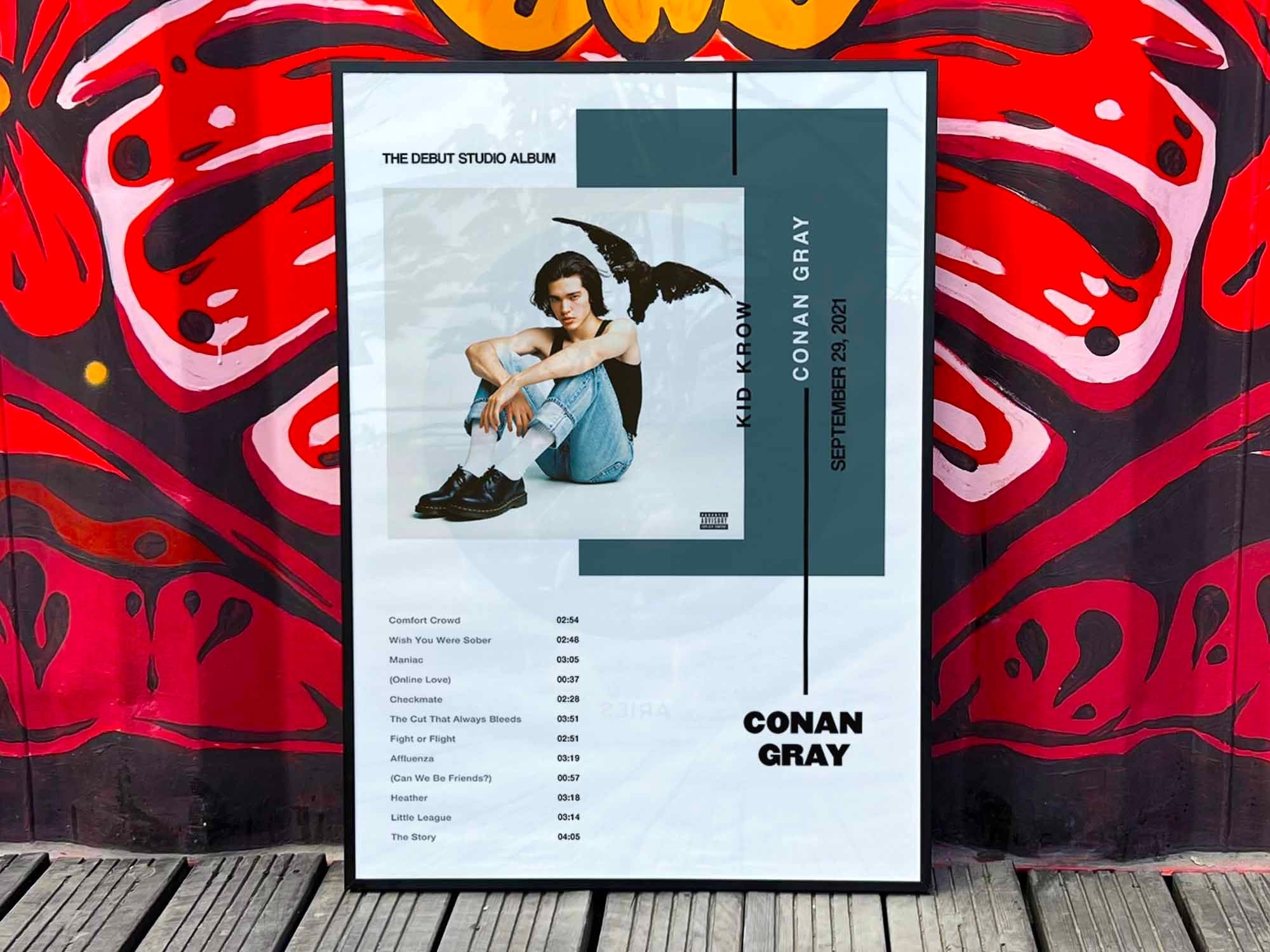 Conan Gray Kid Krow Album Cover Poster 3 | Inspire Uplift