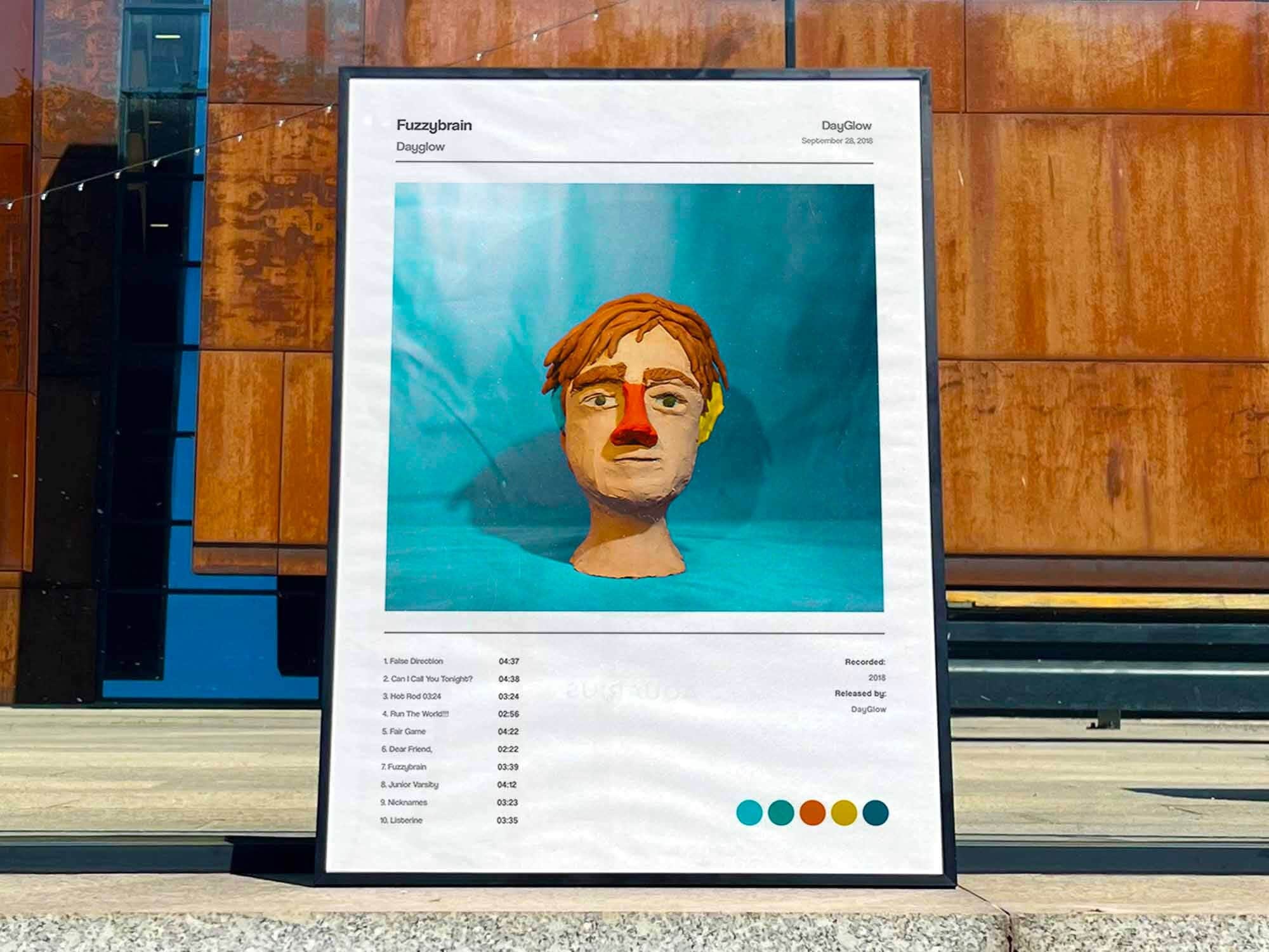 Dayglow Fuzzybrain Album Cover Poster 5 | Inspire Uplift