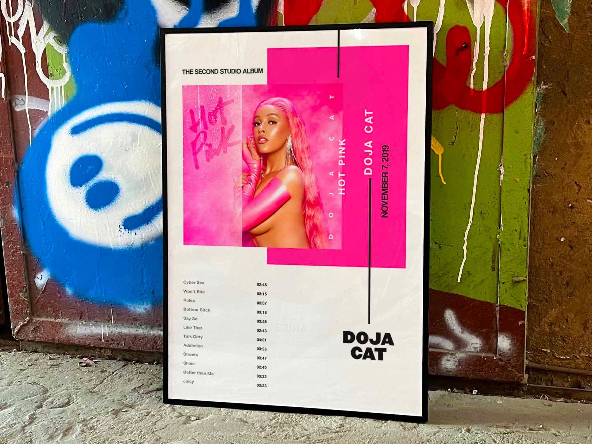 Doja Cat Hot Pink Album Cover Poster 3 Inspire Uplift