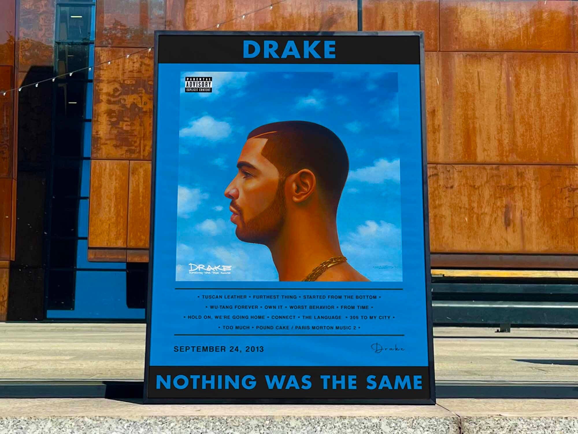 Drake Nothing Was The Same Album Cover Poster - Inspire Uplift