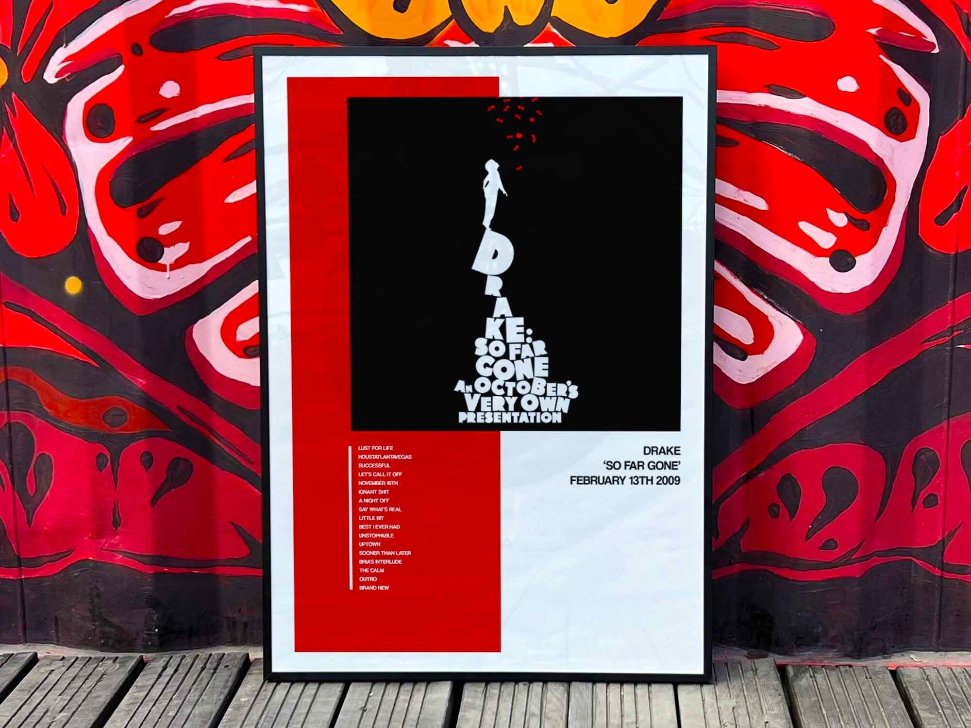 Drake So Far Gone Album Cover Poster | Inspire Uplift