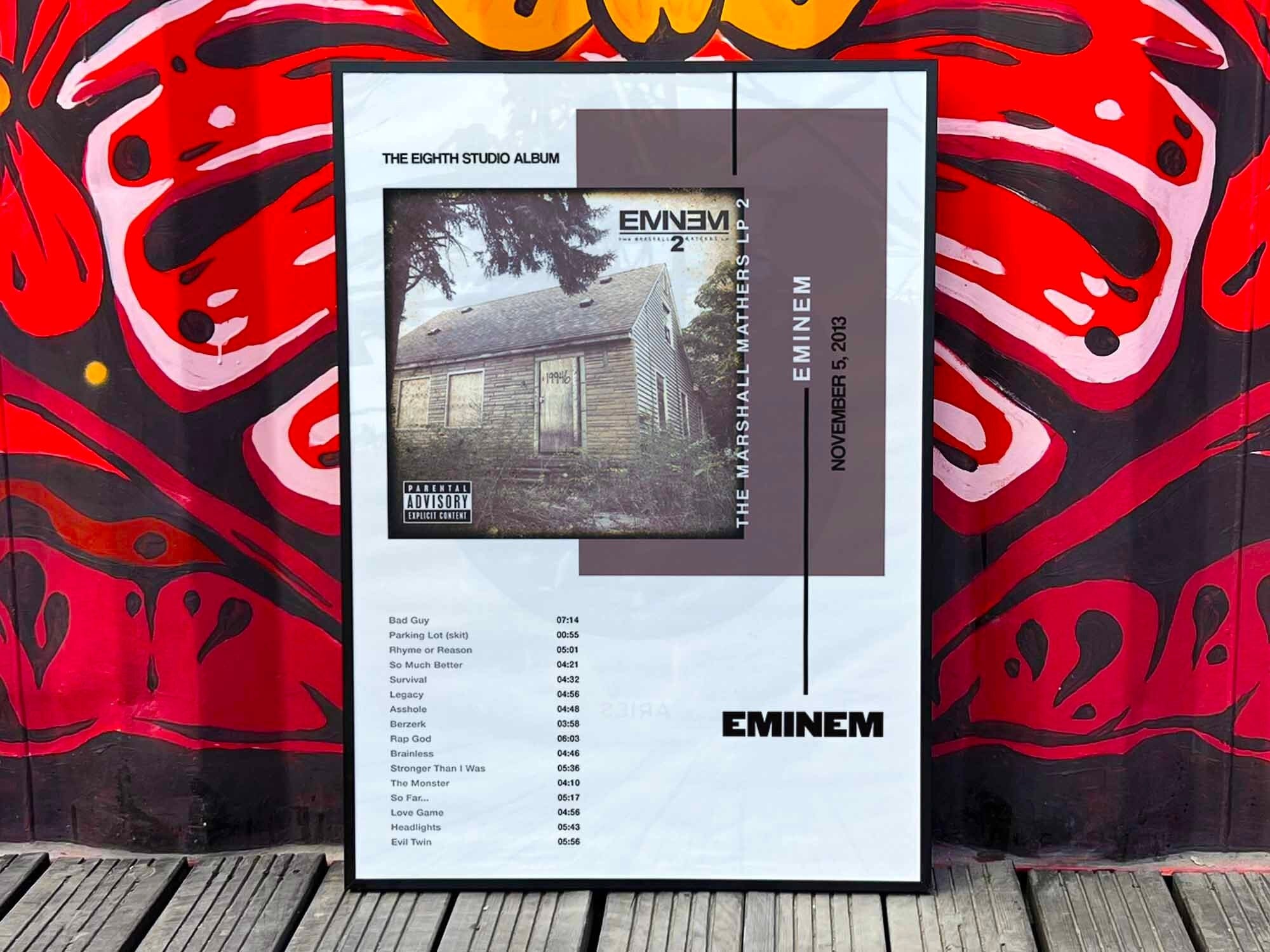 Eminem The Marshall Mathers LP 2 Album Cover Poster 3 | Inspire Uplift