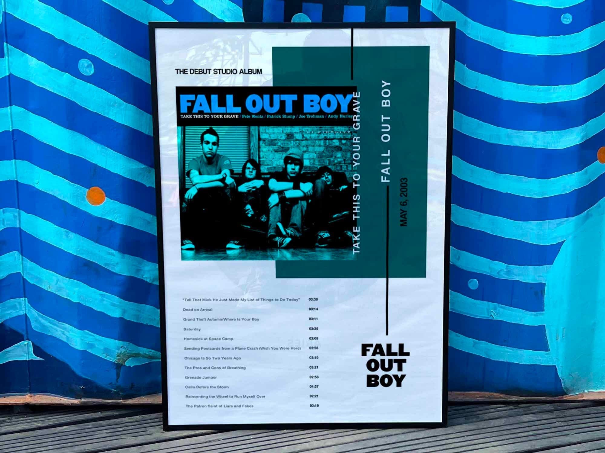Fall Out Boy Take This To Your Grave Album Cover Poster 3 | Inspire Uplift