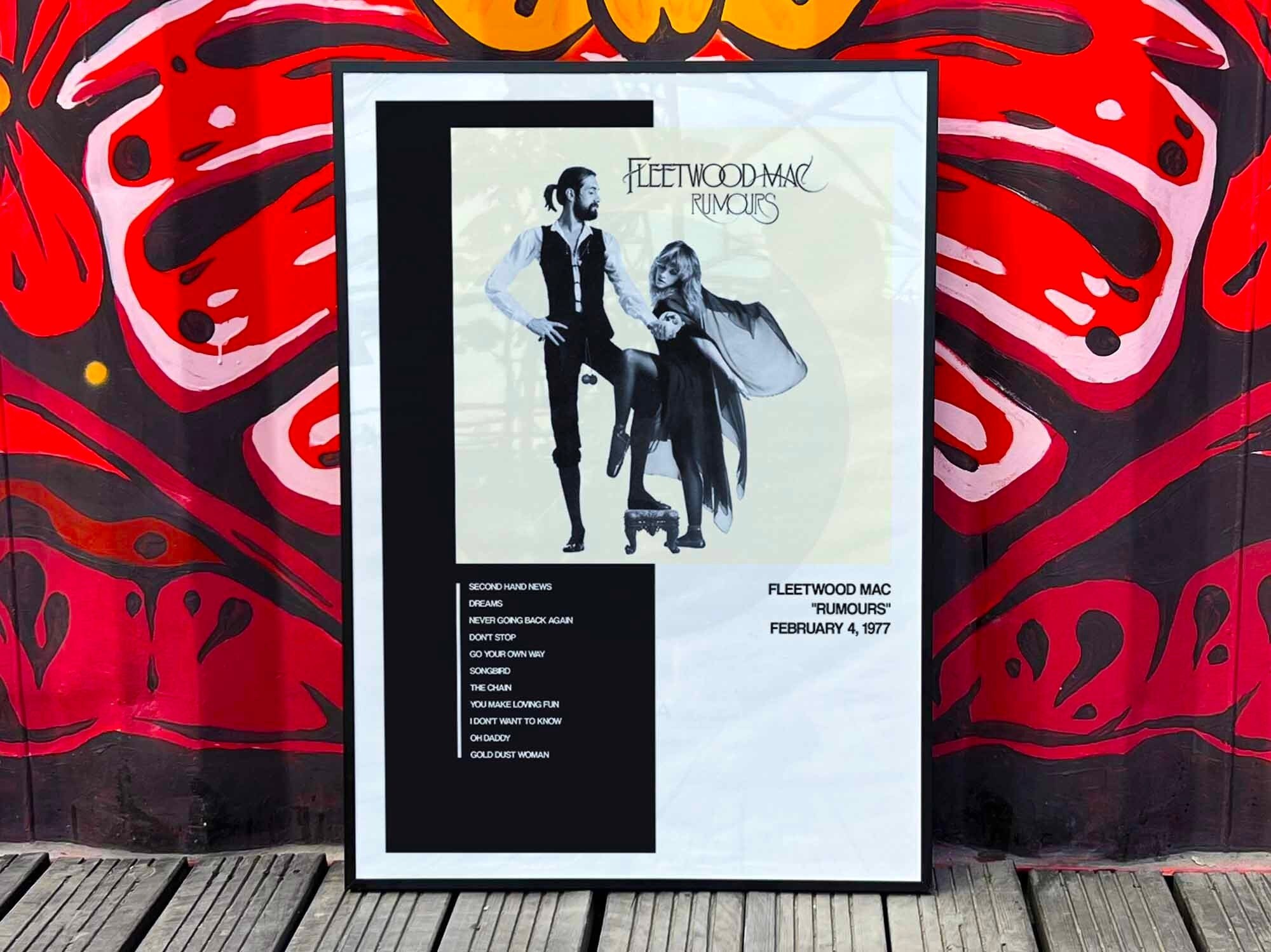 Fleetwood Mac Rumours Album Cover Poster 1 | Inspire Uplift
