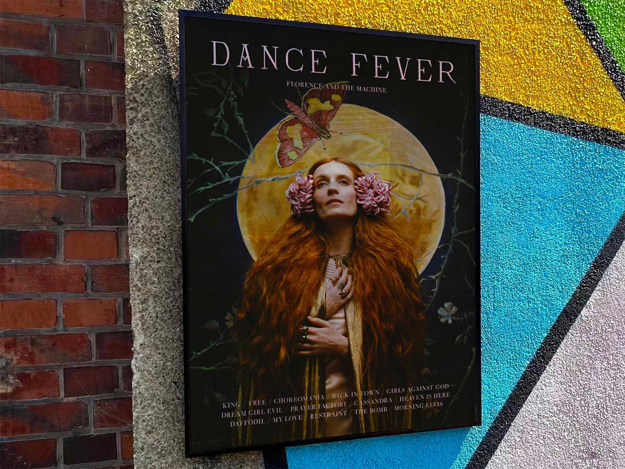 Florence And The Machine Dance Fever Album Cover Poster fac | Inspire ...