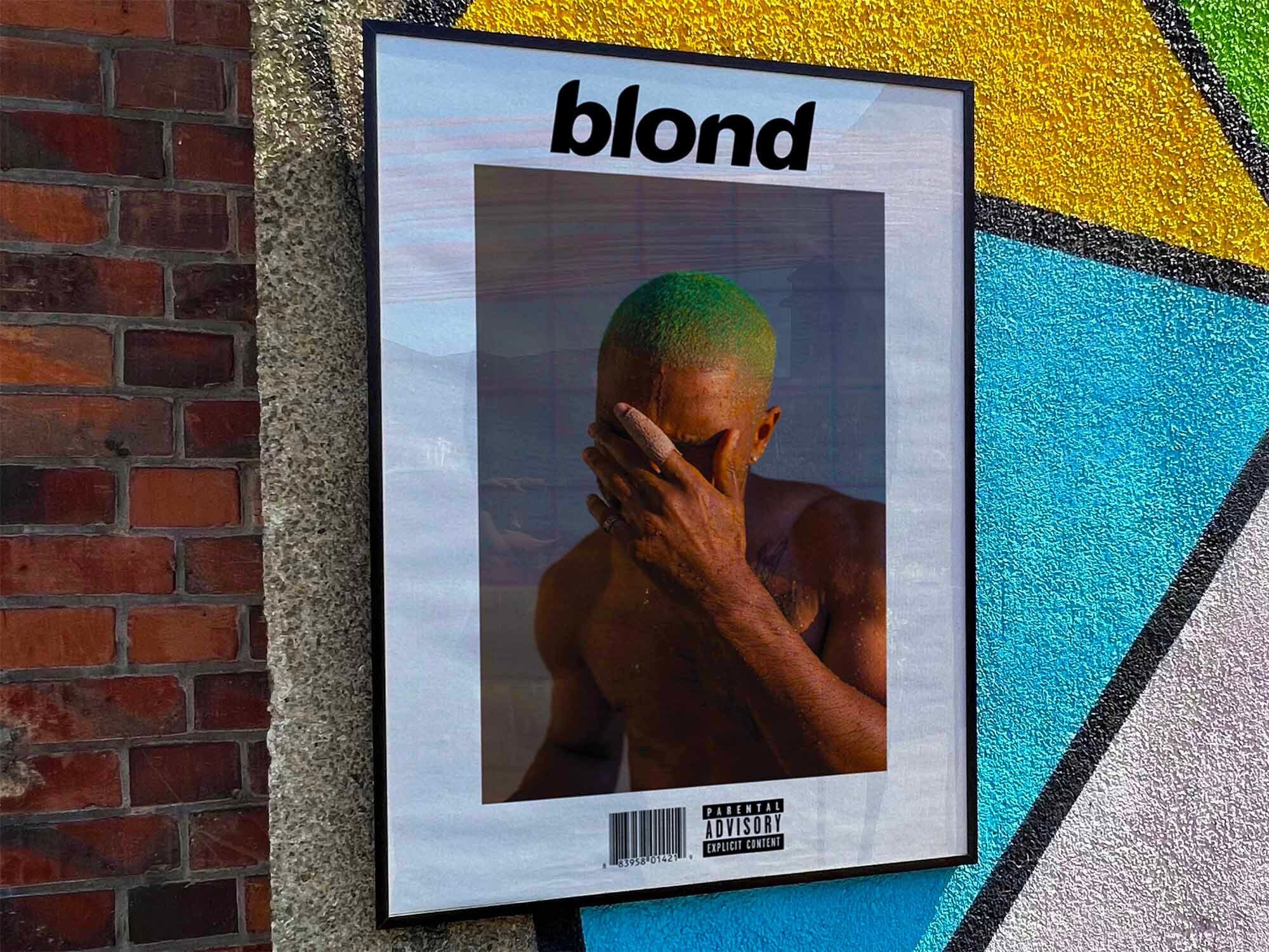 Frank Ocean Blonde Album Cover Poster Fac Inspire Uplift