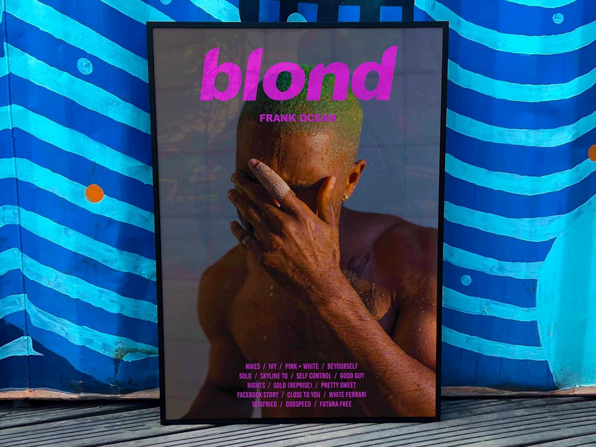 Frank Ocean Blonde Album Cover Poster 11 | Inspire Uplift