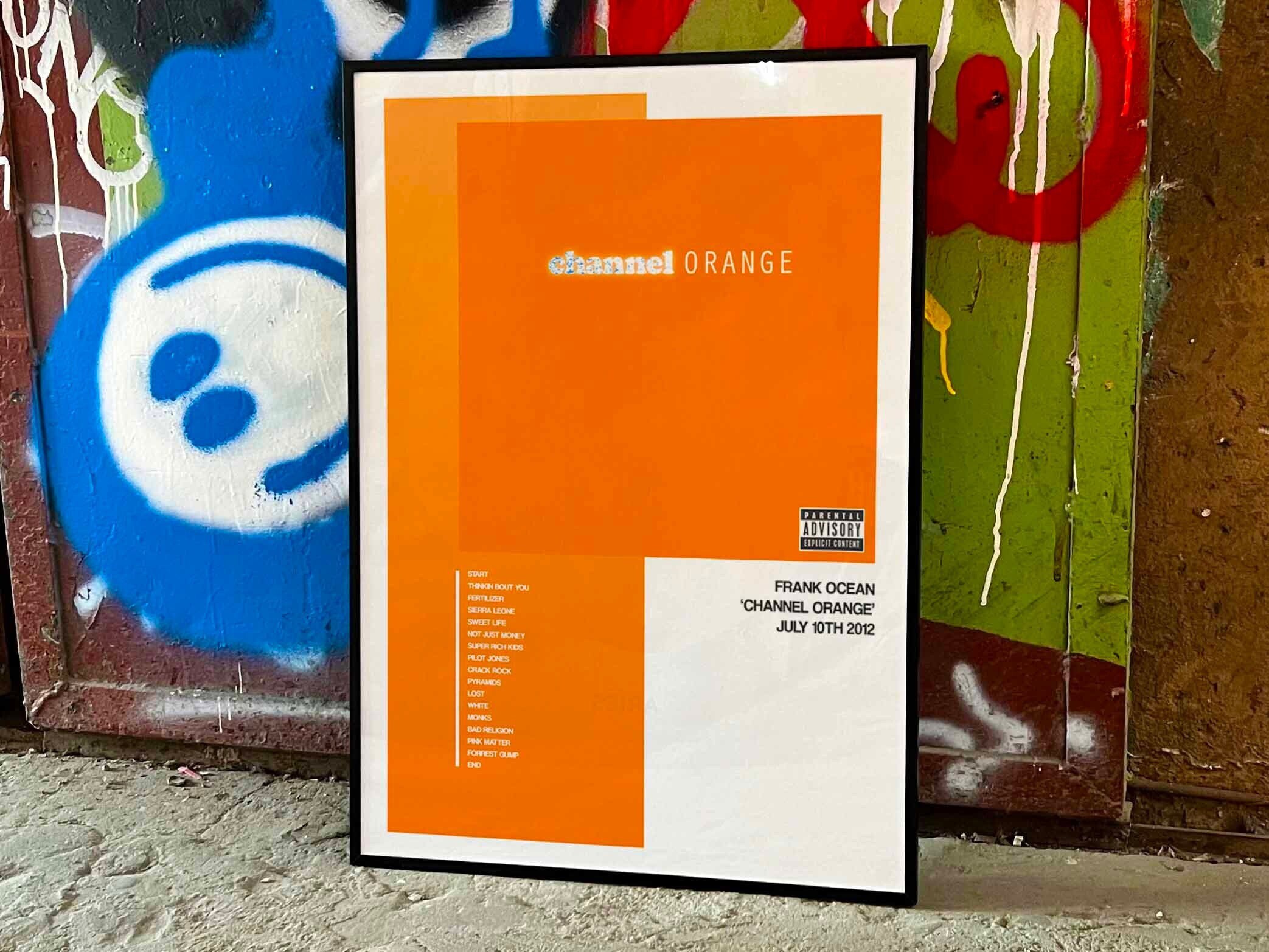 Frank Ocean Channel Orange Album Cover Poster 2 - Inspire Uplift