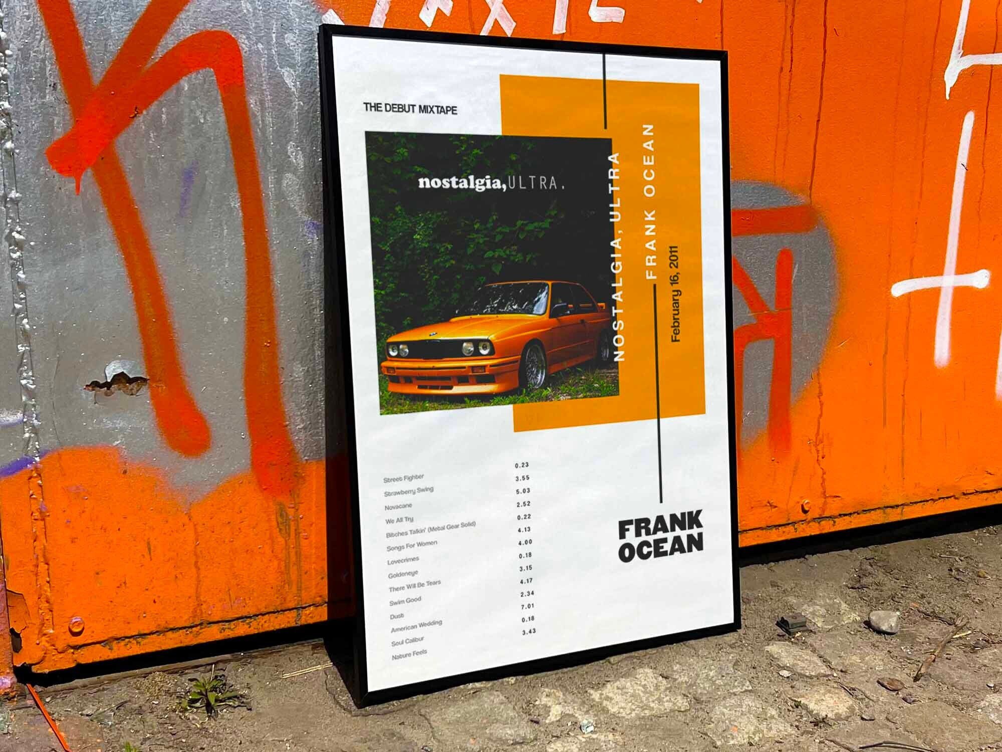 Frank Ocean Nostalgia, Ultra Album Cover Poster 2 | Inspire Uplift