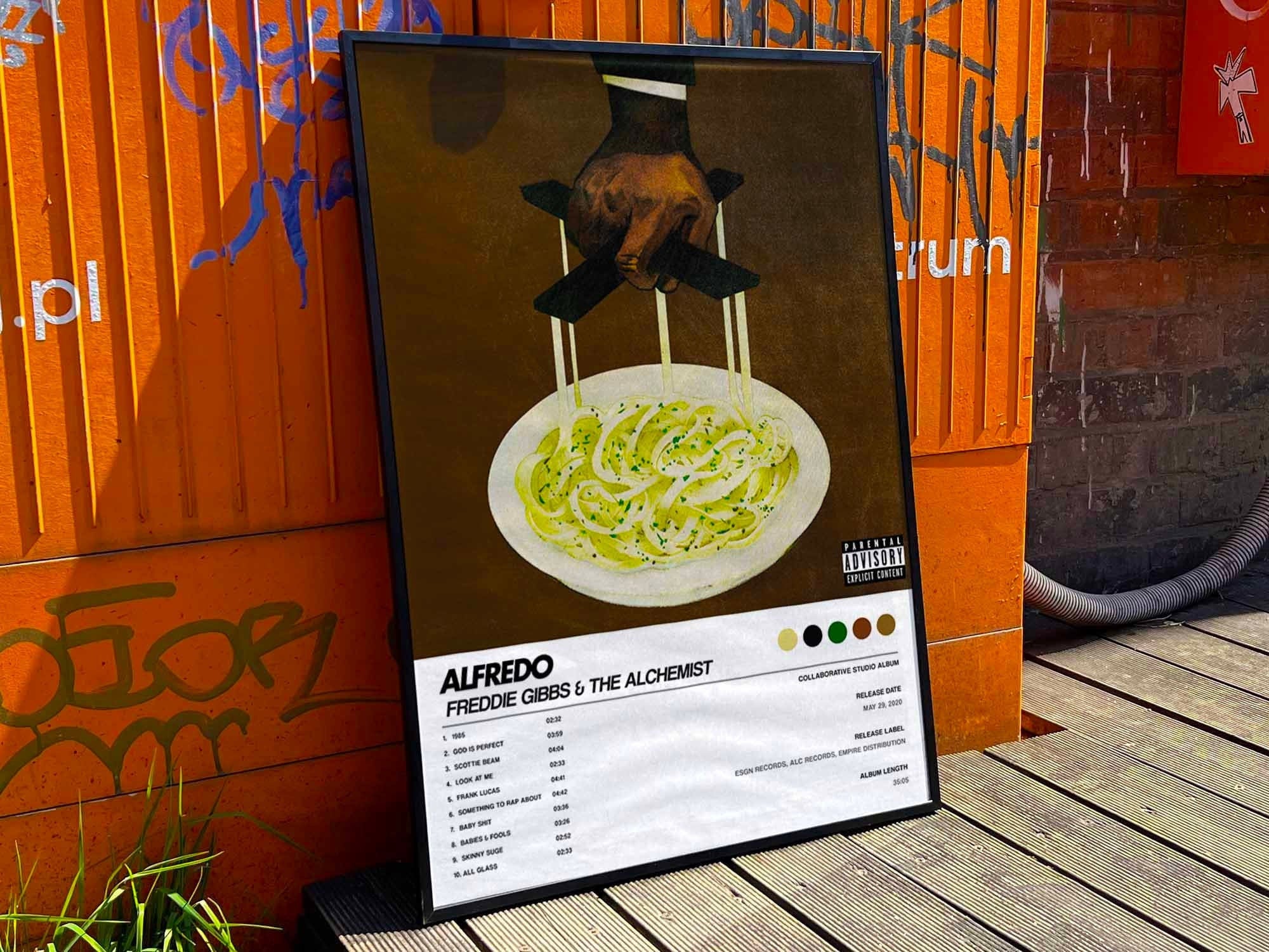 Freddie Gibbs & The Achemist Alfredo Album Cover Poster 6 | Inspire Uplift