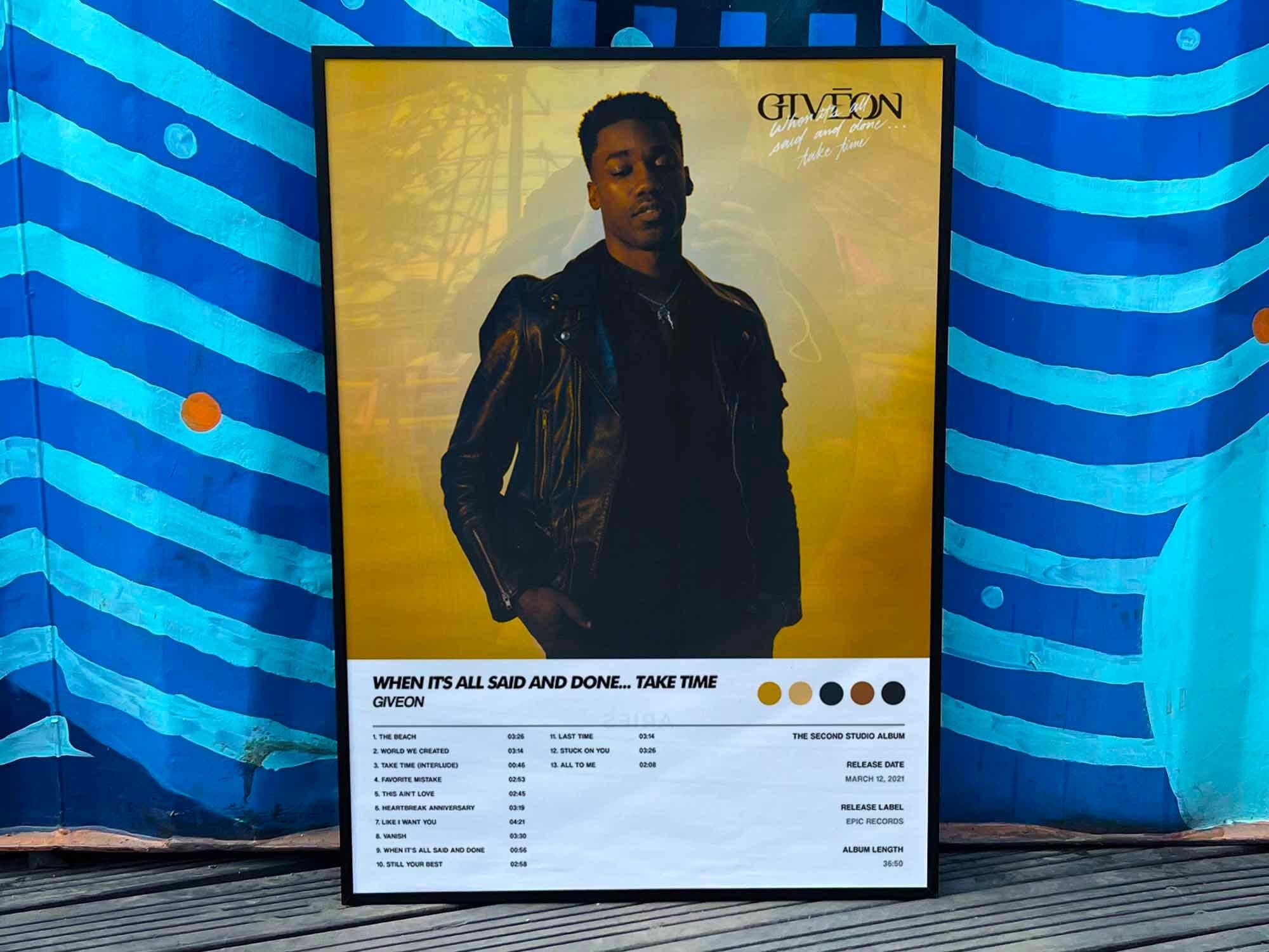 Giveon When Its All Said And Done Take Time Album Cover Post | Inspire ...