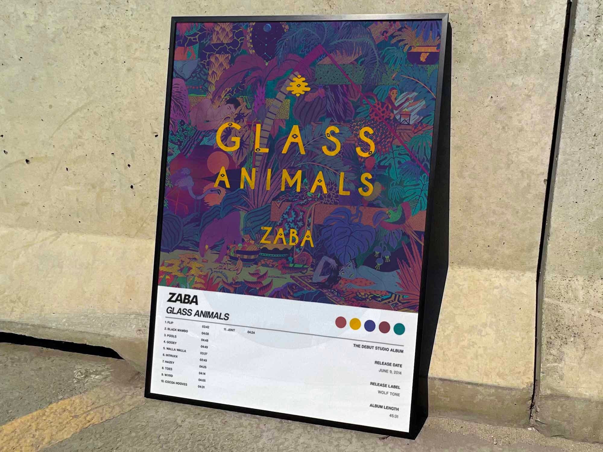 Glass Animals Zaba Album Cover Poster 6 | Inspire Uplift