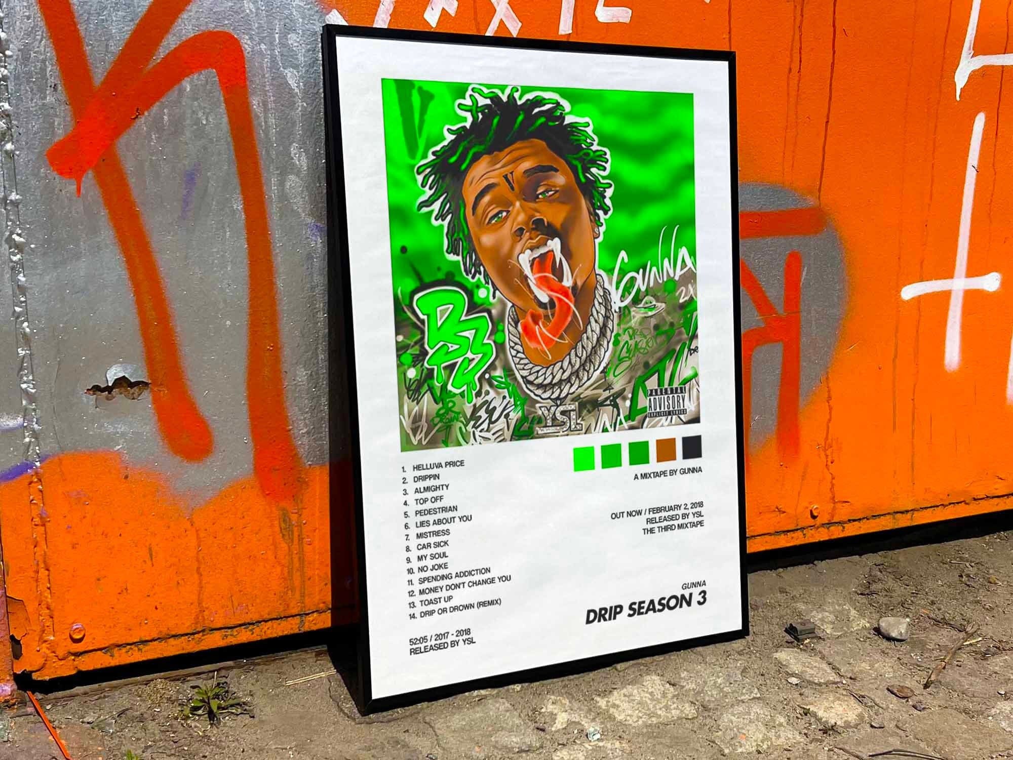 Gunna Drip Sesason 3 Album Cover Poster 2 | Inspire Uplift