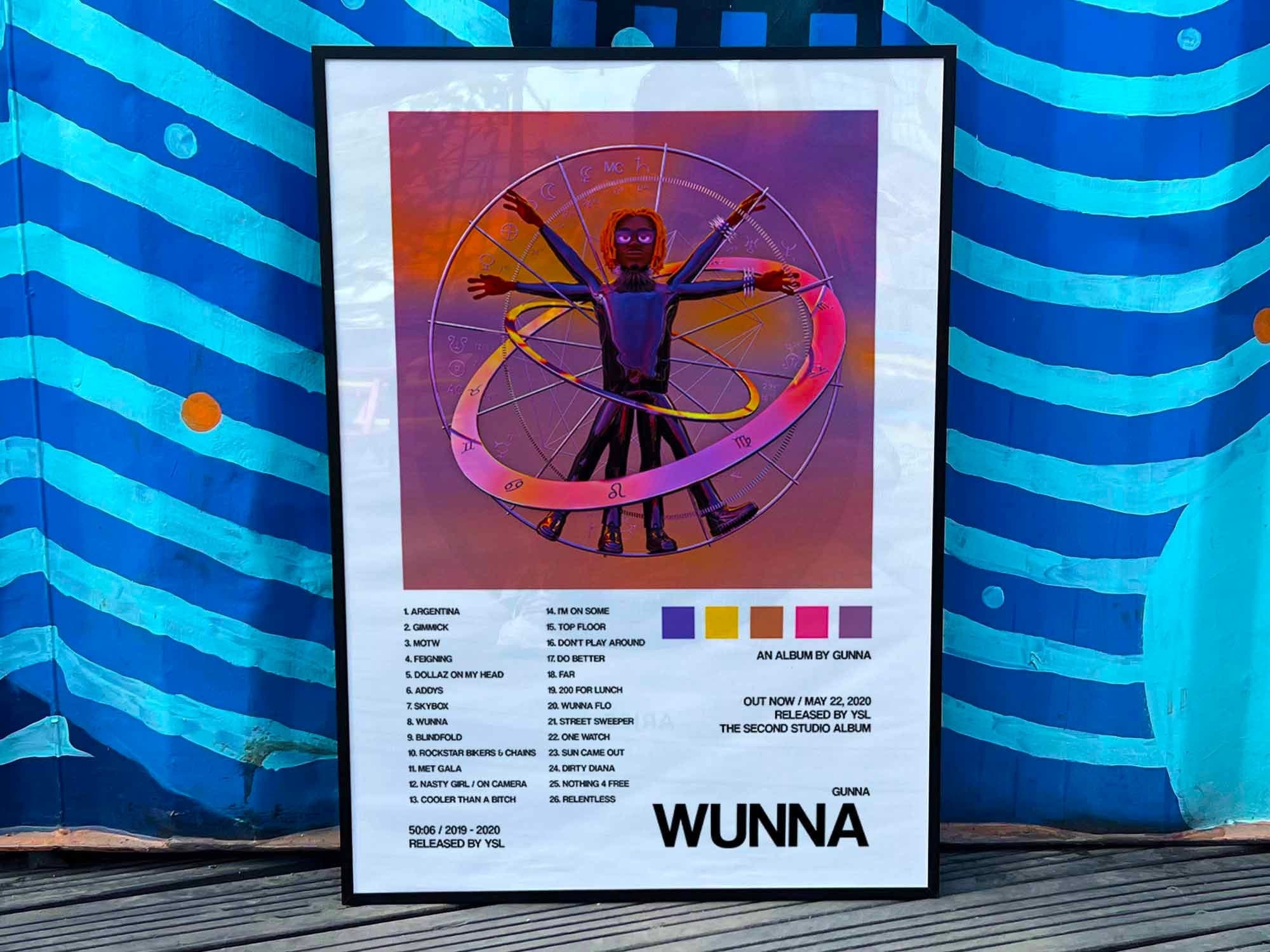 Gunna Wunna Album Cover Poster 2 | Inspire Uplift