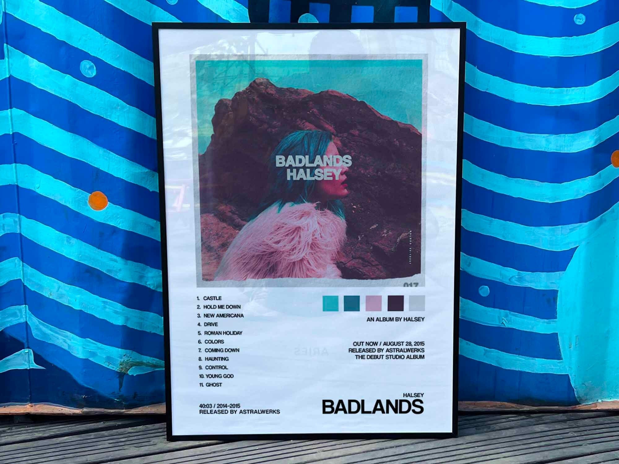 Halsey Badlands Album Cover Poster 2 | Inspire Uplift