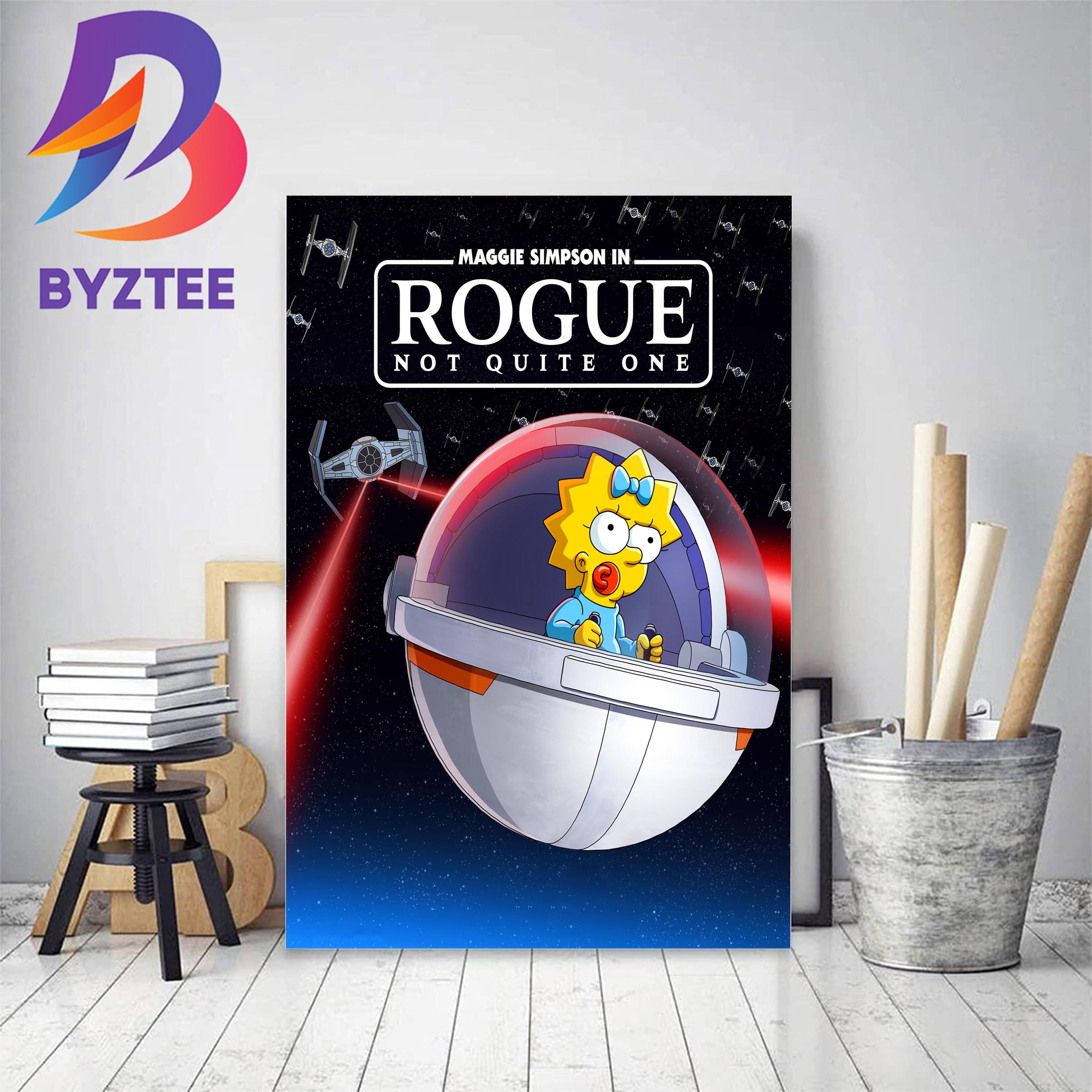 Maggie Simpson In Rogue Not Quite One Official Poster Home D | Inspire ...